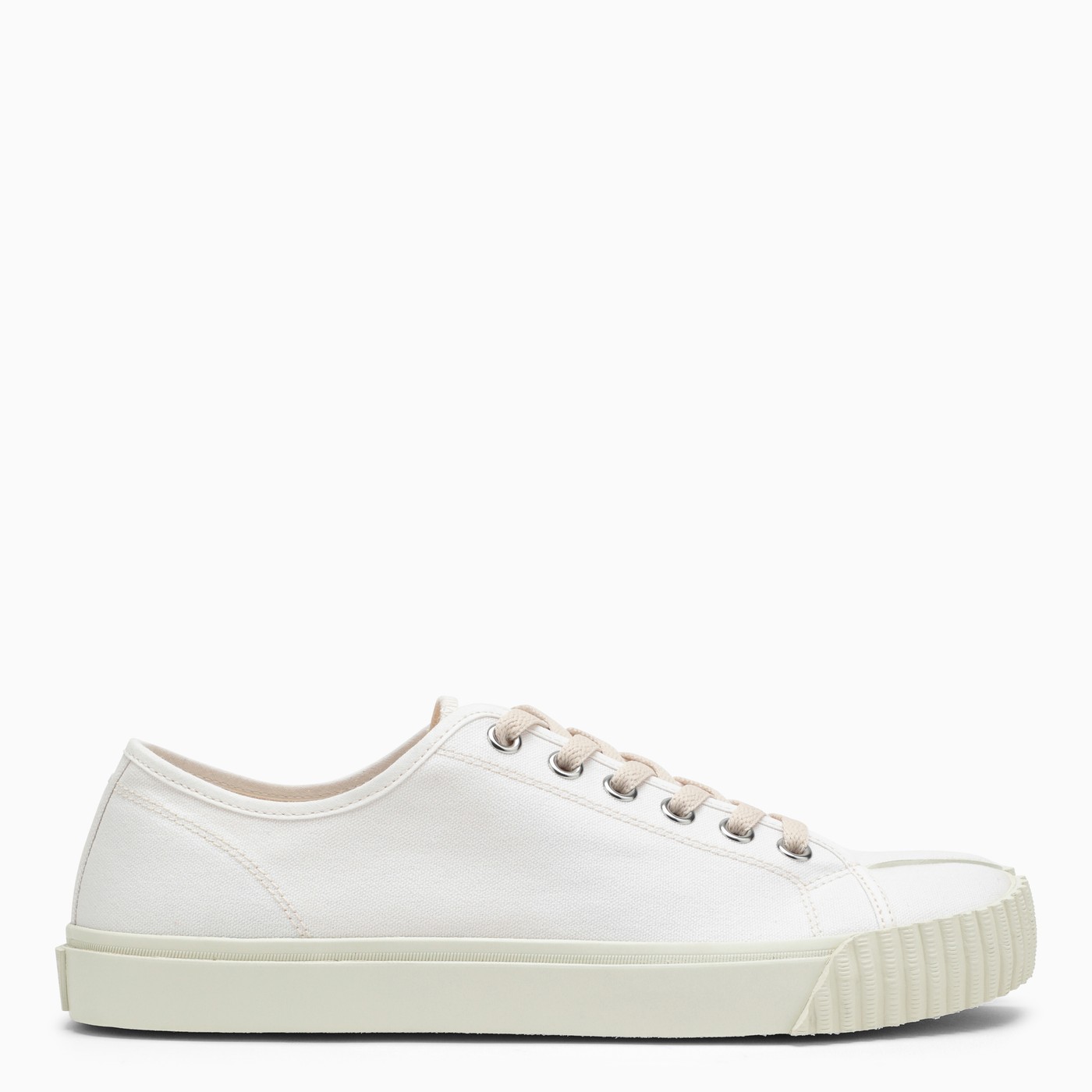 Maison Margiela White canvas Tabi trainer | TheDoubleF