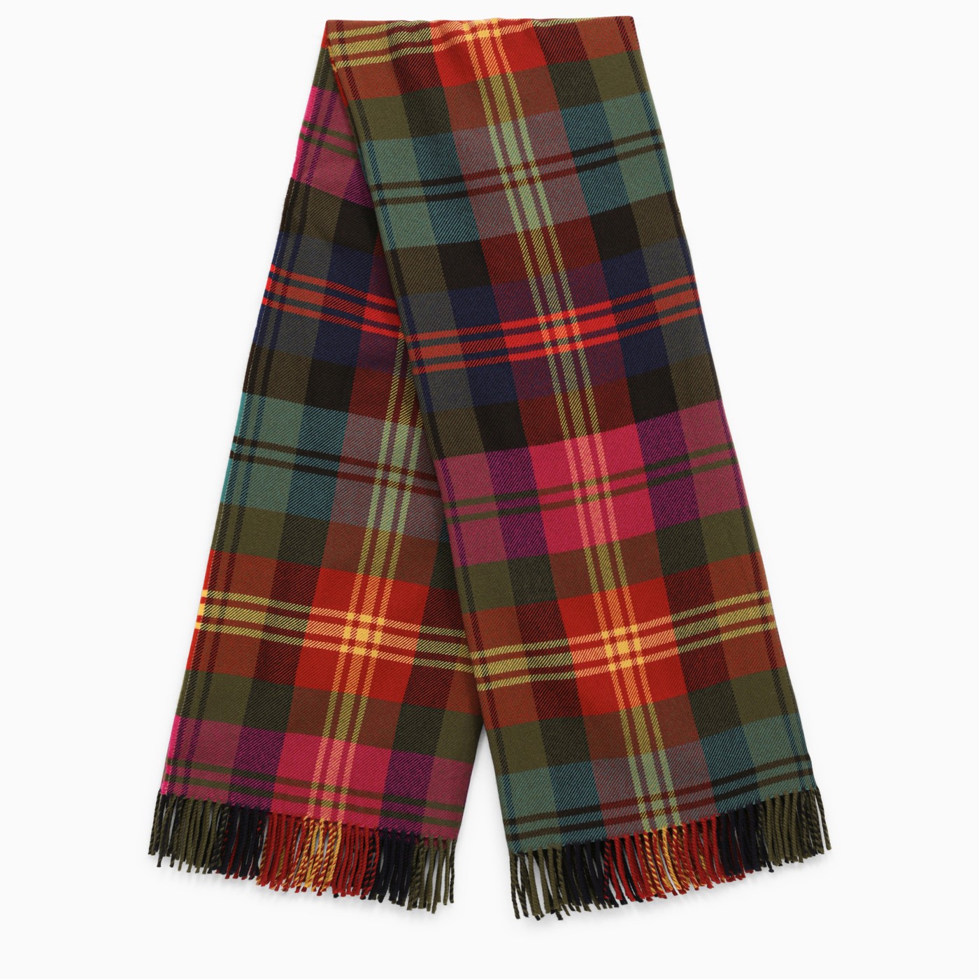 ETRO Red check pattern scarf | TheDoubleF