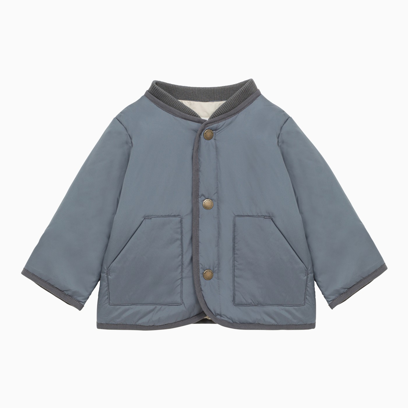 Bonpoint Light blue grey padded jacket | TheDoubleF