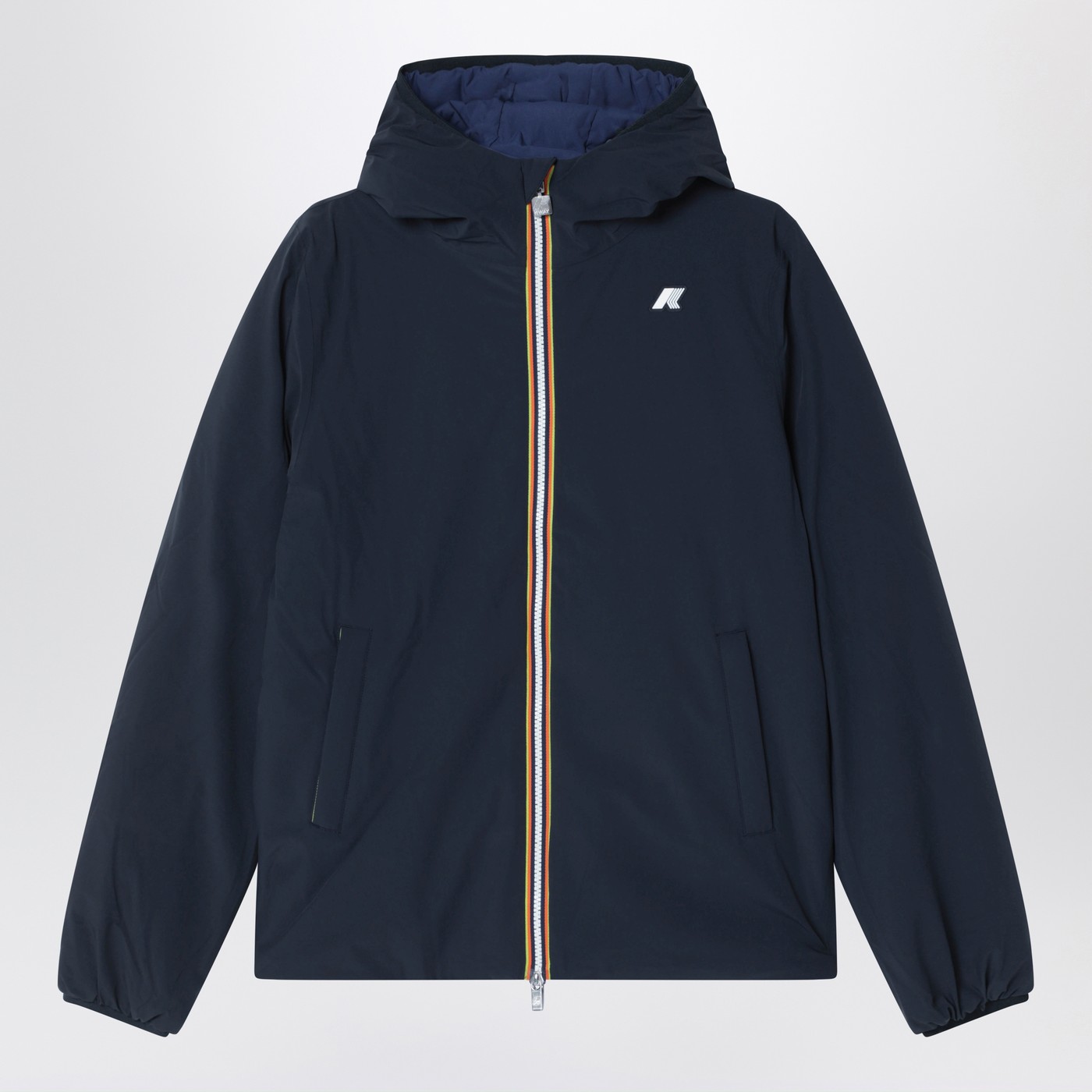 K-Way Reversible Jack jacket in blue/cobalt blue | TheDoubleF