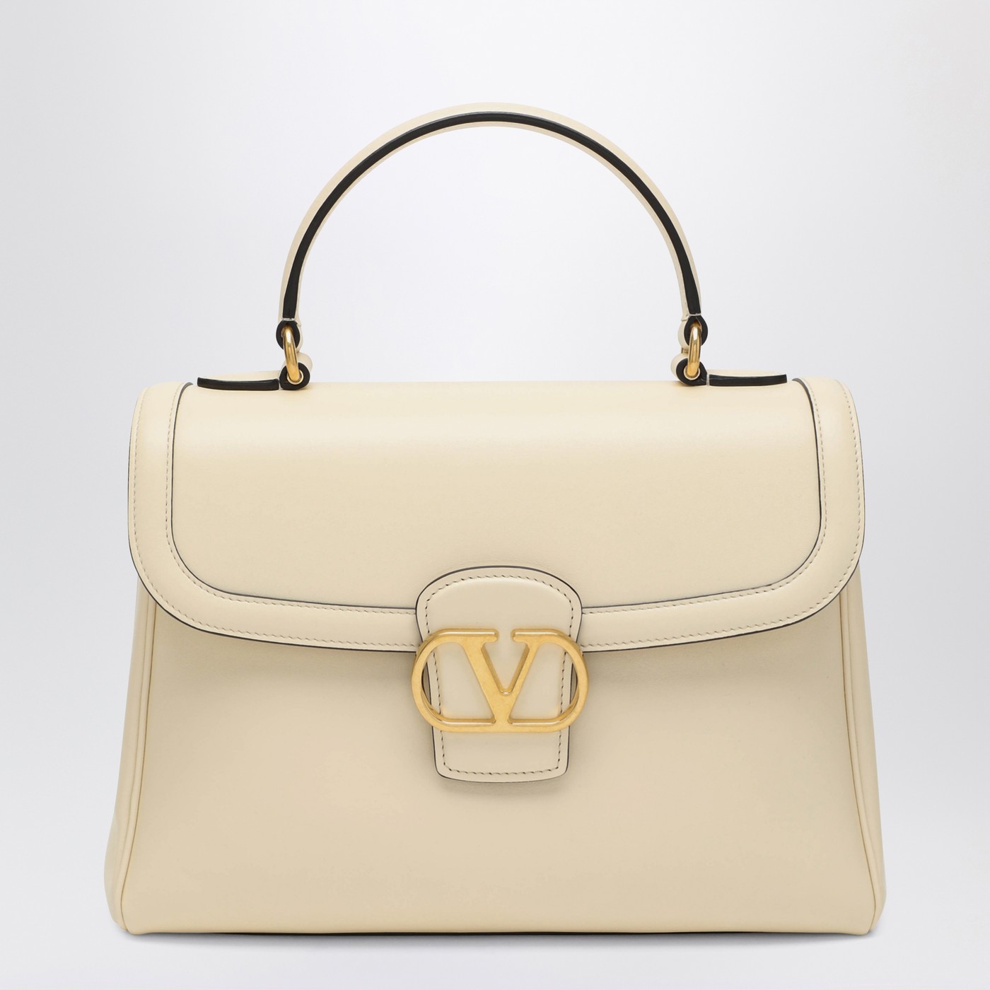 Valentino Garavani Borsa a tracolla grande 9TO5 color burro | TheDoubleF
