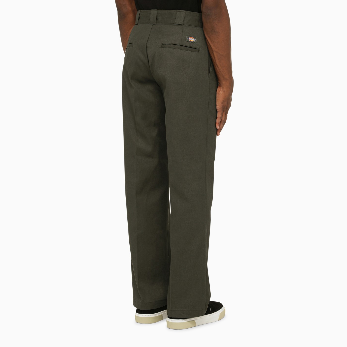 Dickies Olive Green Straight Leg Trousers Thedoublef
