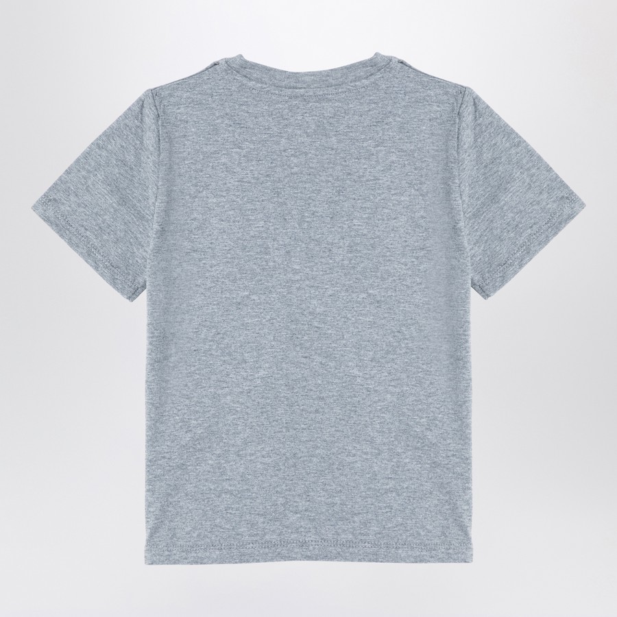 KENZO Grey cotton T shirt with logo TheDoubleF