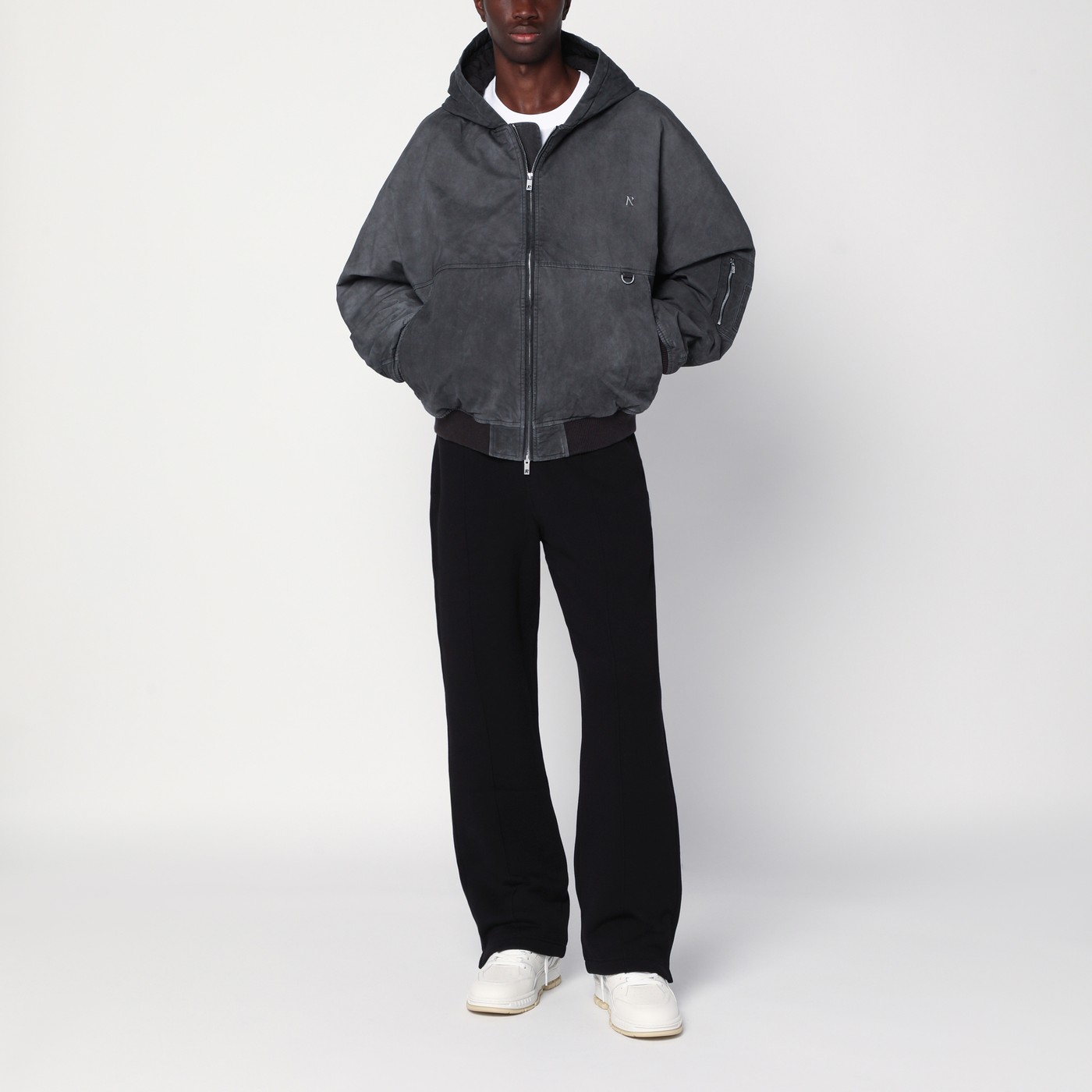 Represent Black faded hooded jacket | TheDoubleF