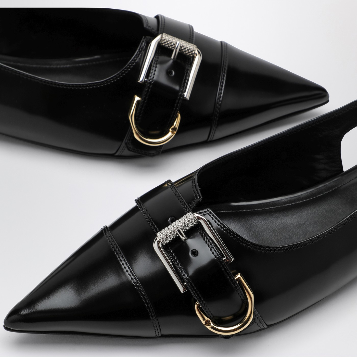 Givenchy Voyou black leather slingback | TheDoubleF