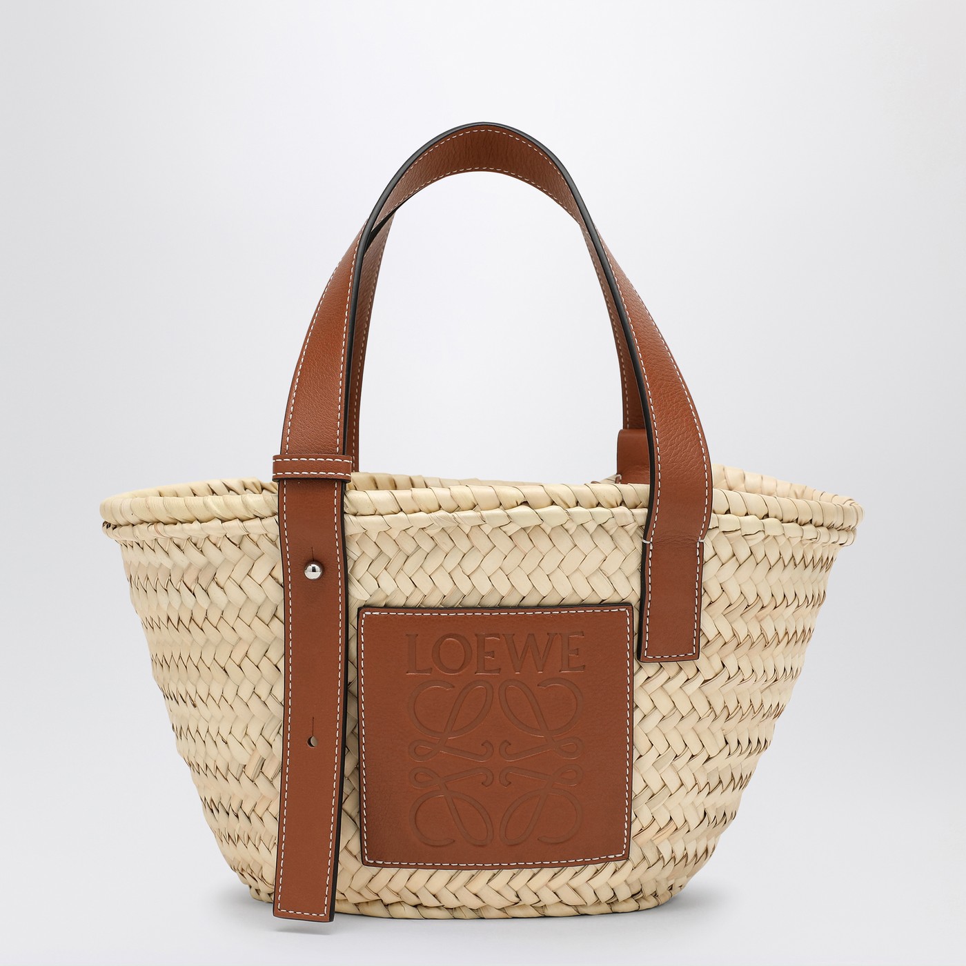 Loewe Natural straw and leather bag | TheDoubleF