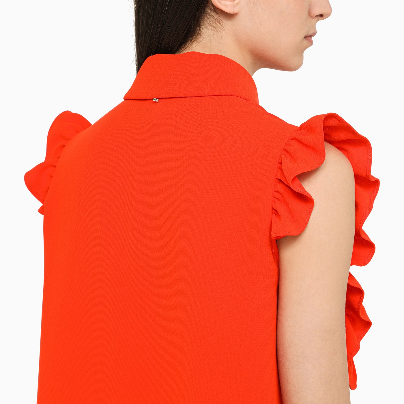 Sportmax Red dress with ruffles | TheDoubleF
