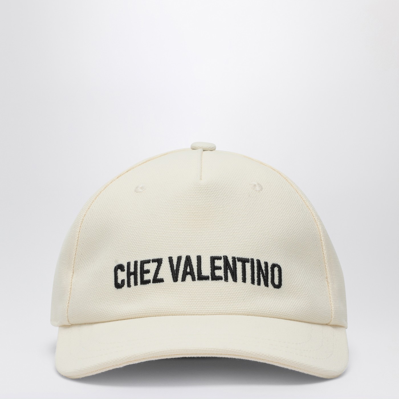Valentino Garavani Chez Valentino ivory baseball cap | TheDoubleF