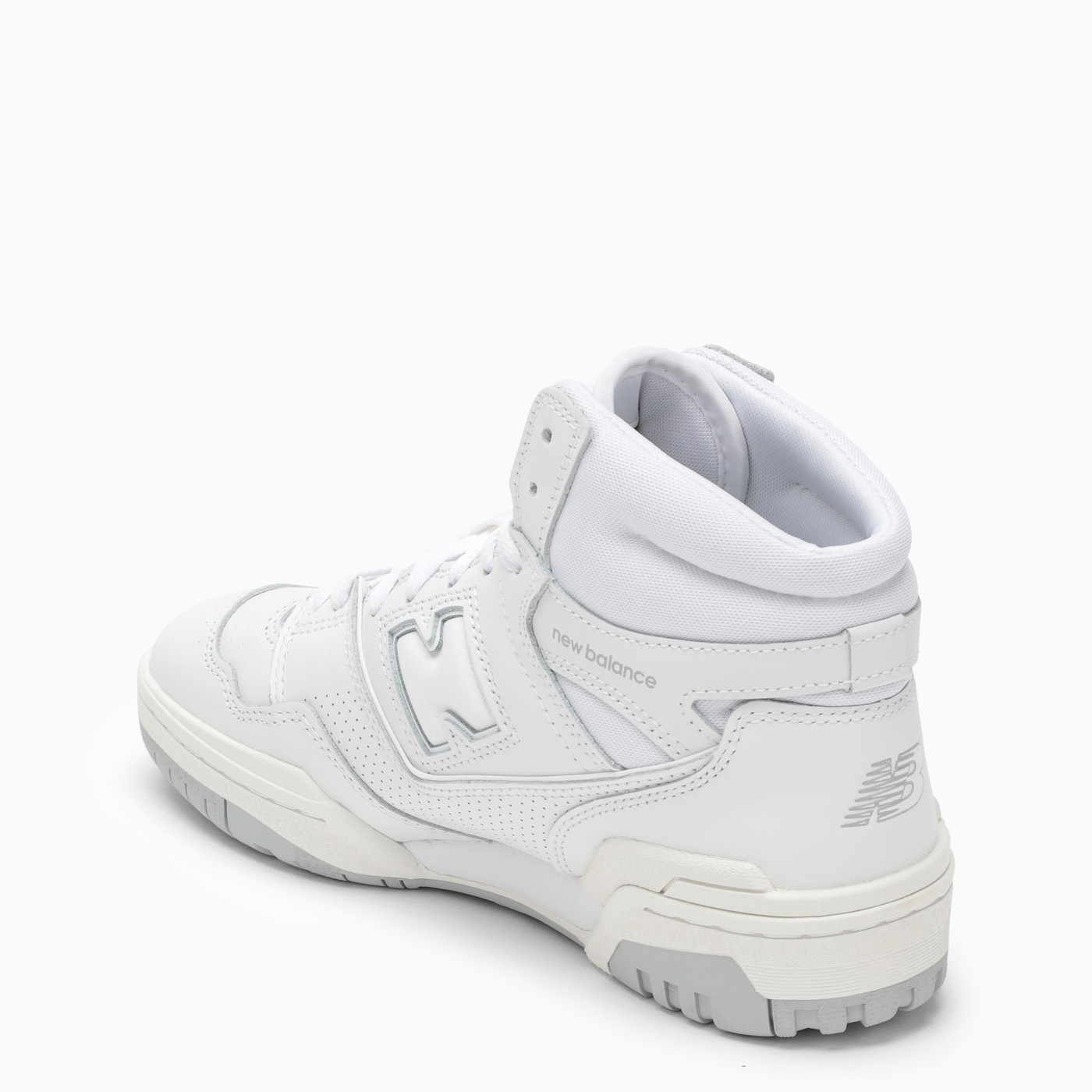 New Balance 650 High white leather trainer | TheDoubleF