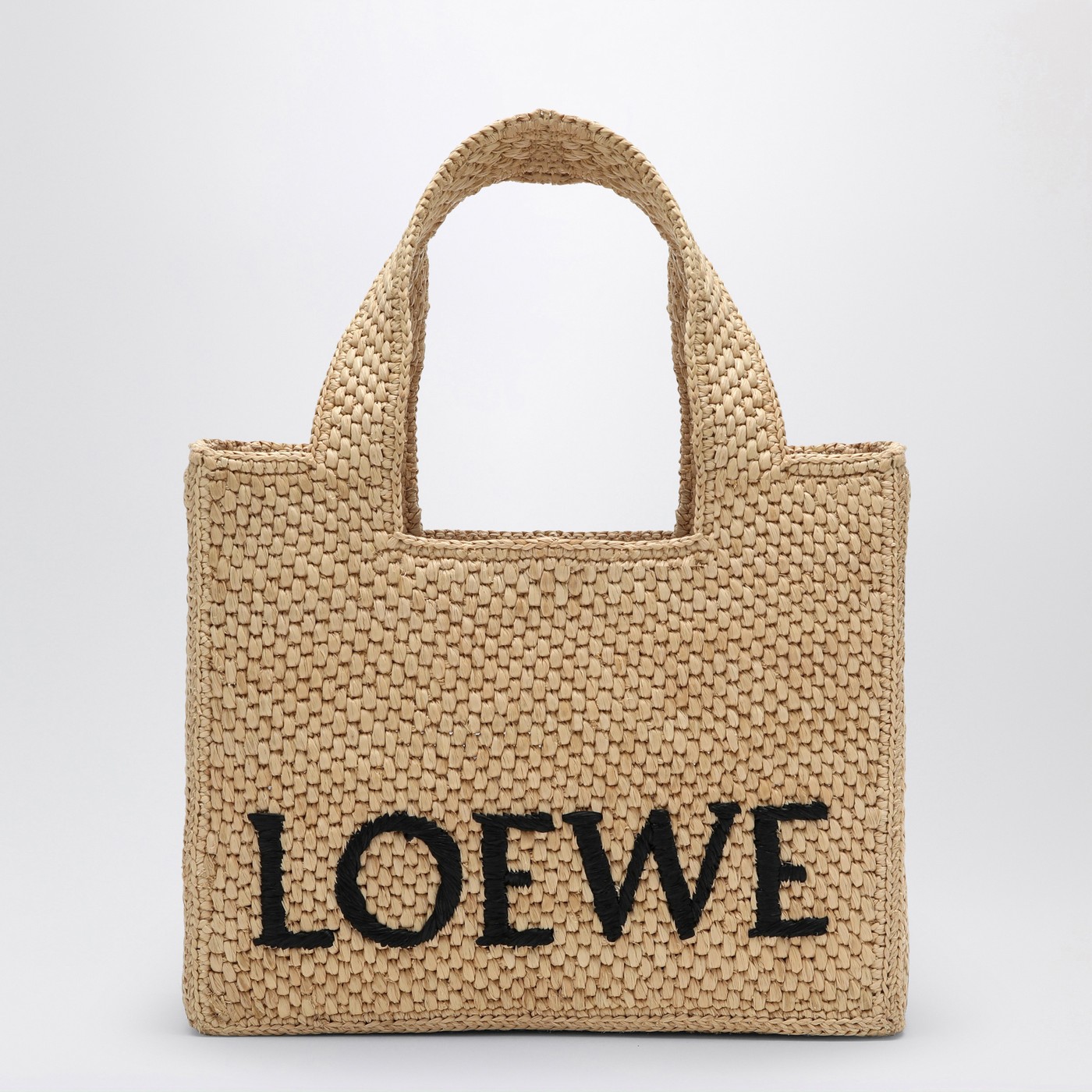Loewe LOEWE Font Tote small raffia bag | TheDoubleF