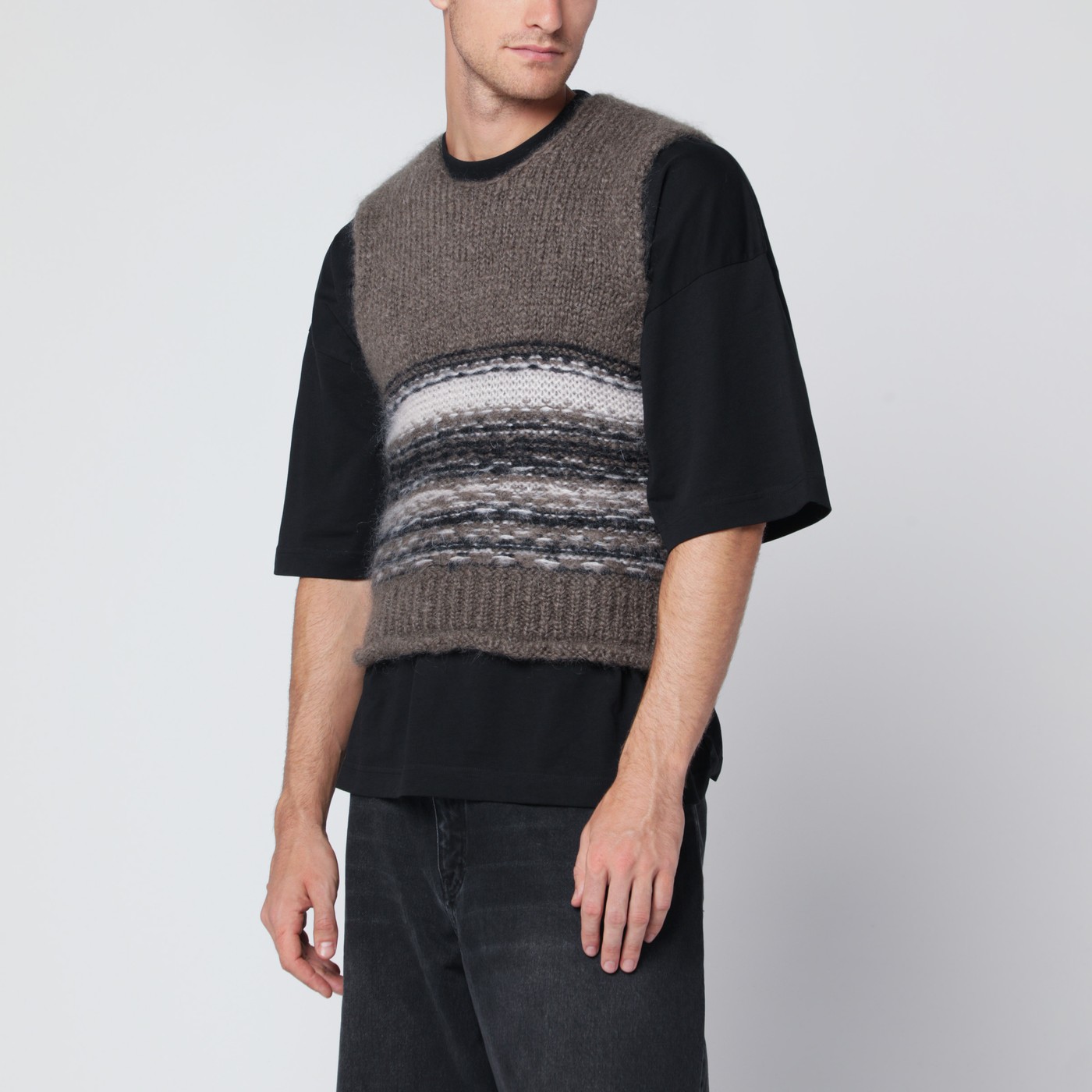 Our Legacy Braune Weste aus Mohair und Wolle | TheDoubleF