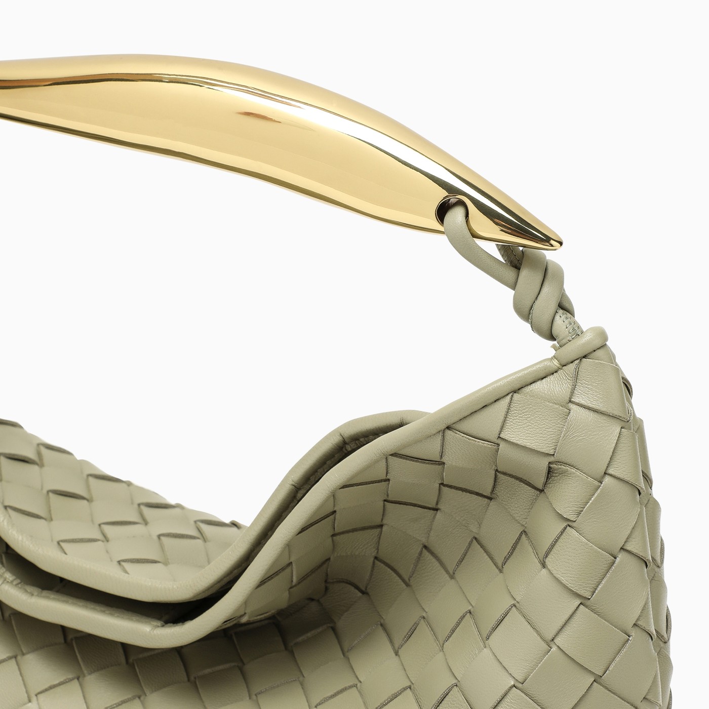 Bottega Veneta Travertine chalk Sardine Small Bag | TheDoubleF