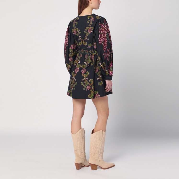 Khaite Black silk mini Mags dress | TheDoubleF