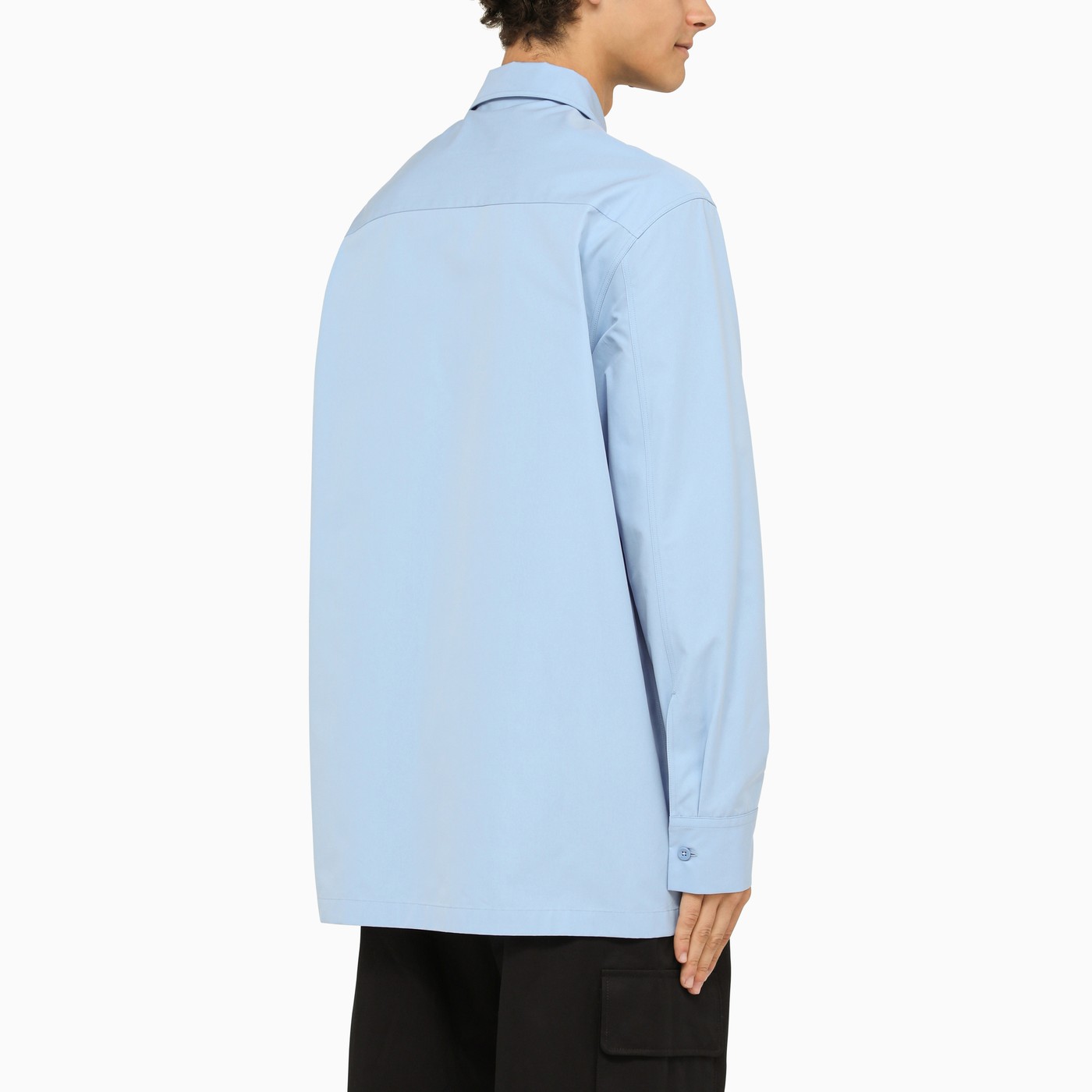 Jil Sander Light blue oversize shirt with pockets | TheDoubleF