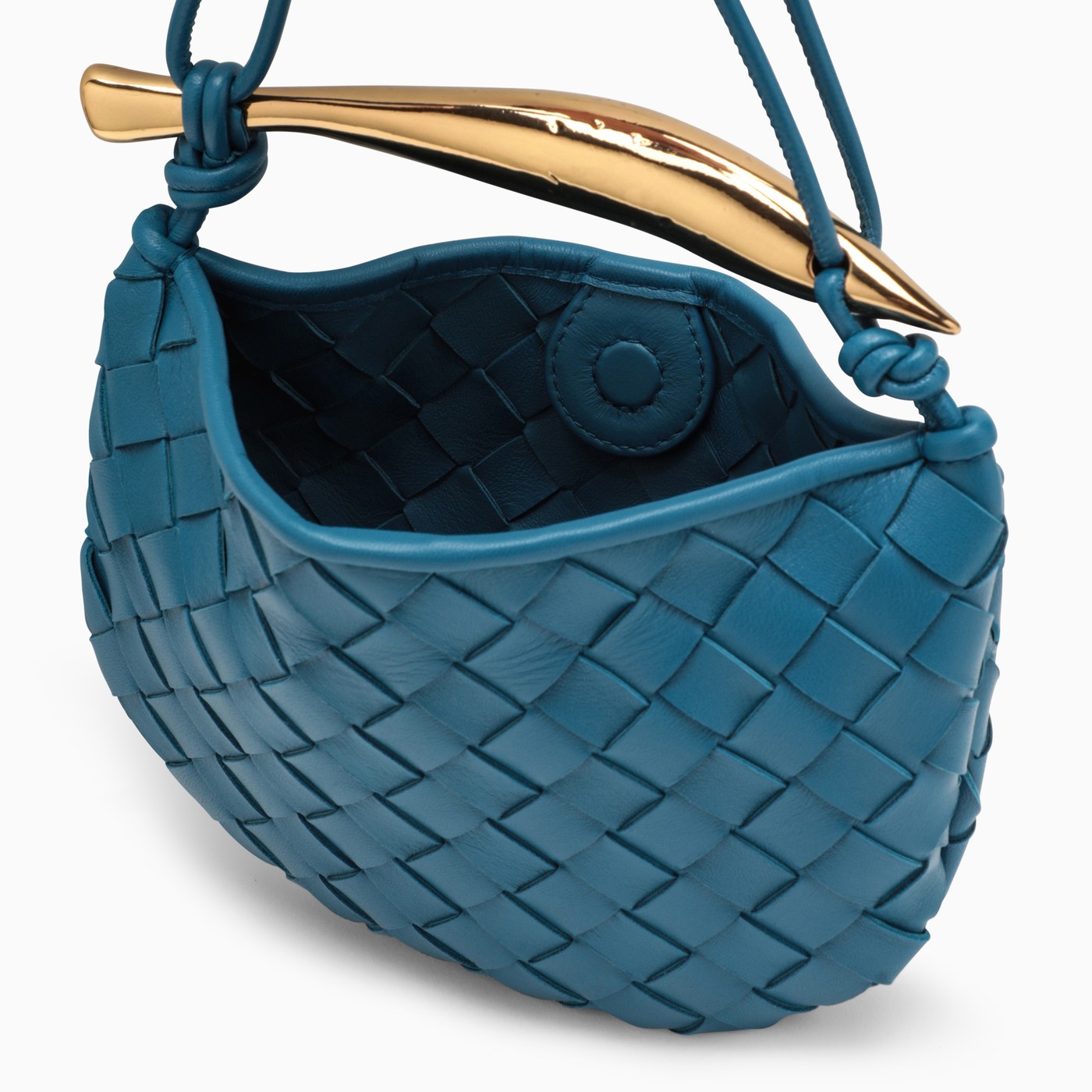 Bottega Veneta Mini Sardine bag Deep Pacific | TheDoubleF