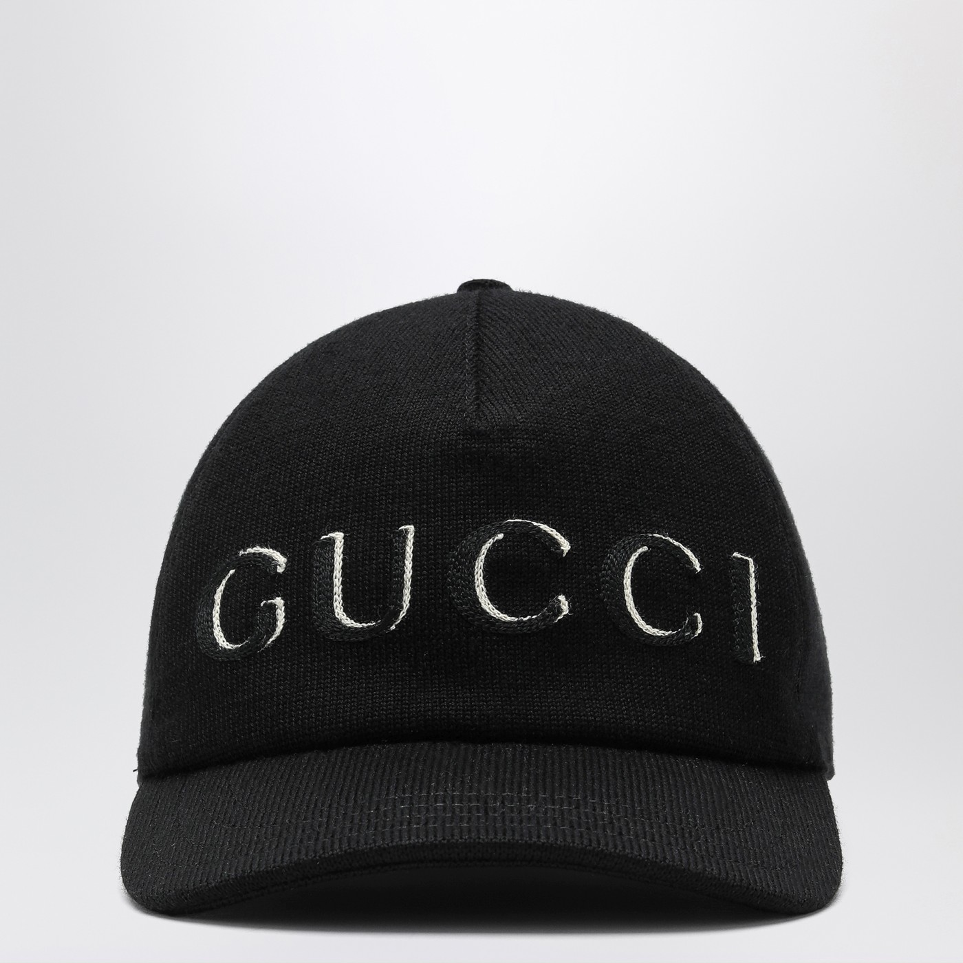 GUCCI Black baseball cap with logo | TheDoubleF