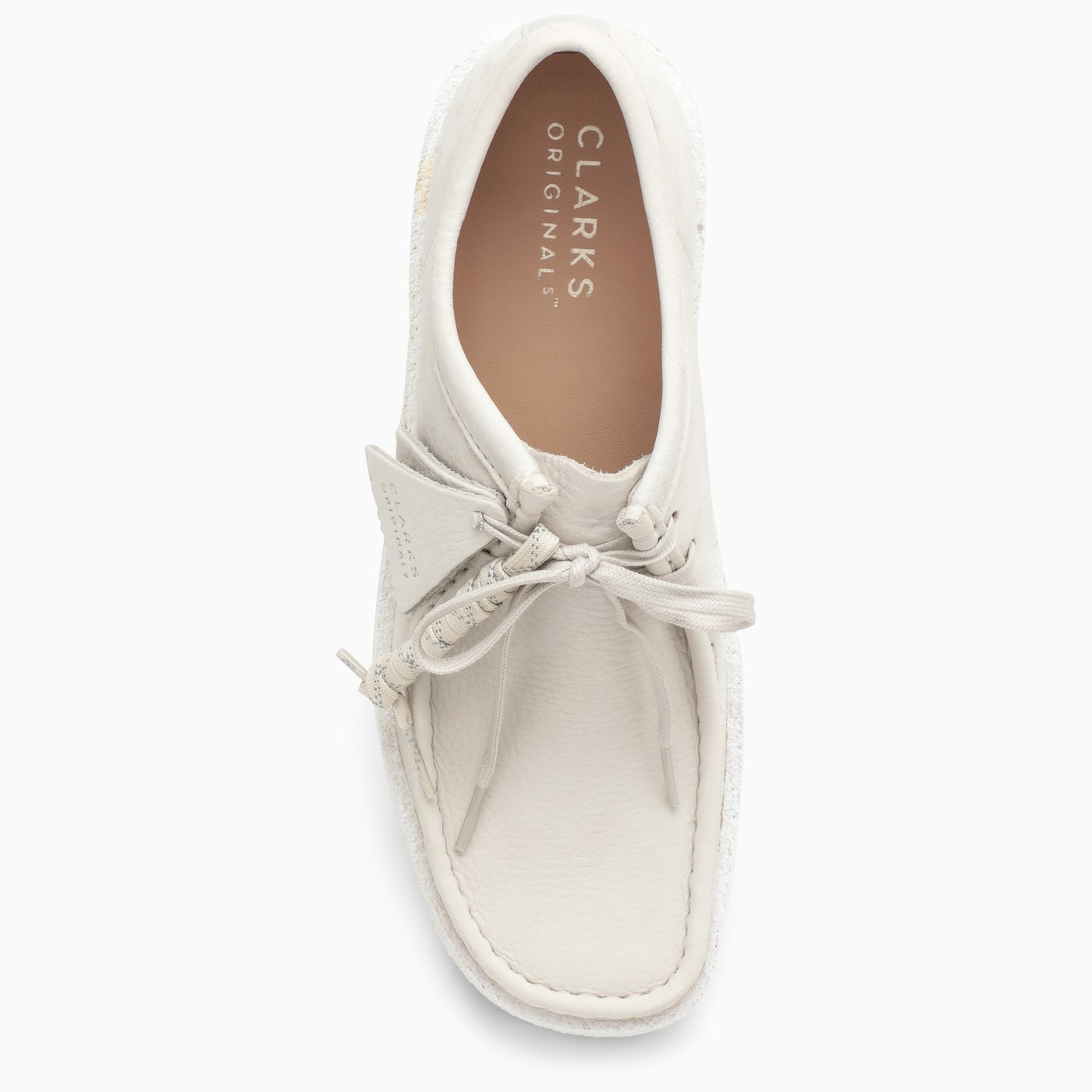 Clarks Originals Chaussure plate à lacets blanche | TheDoubleF