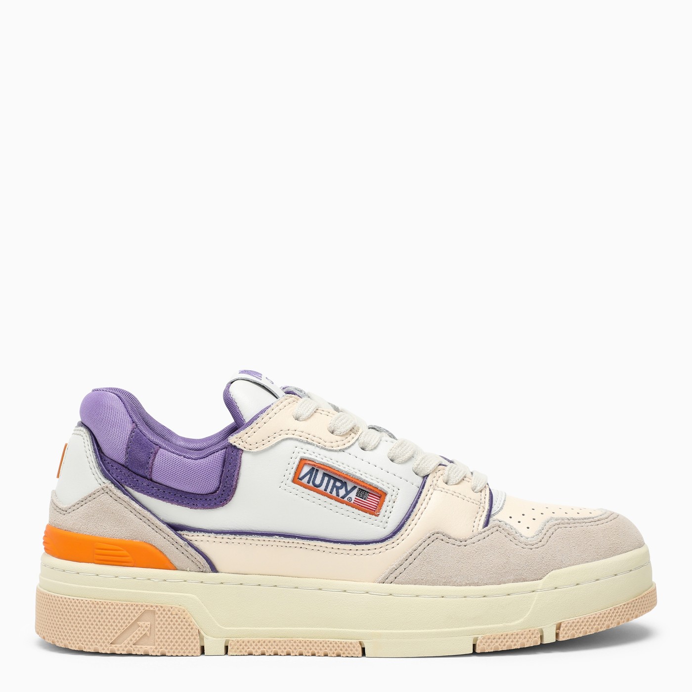 AUTRY Low CLC white/violet trainer | TheDoubleF