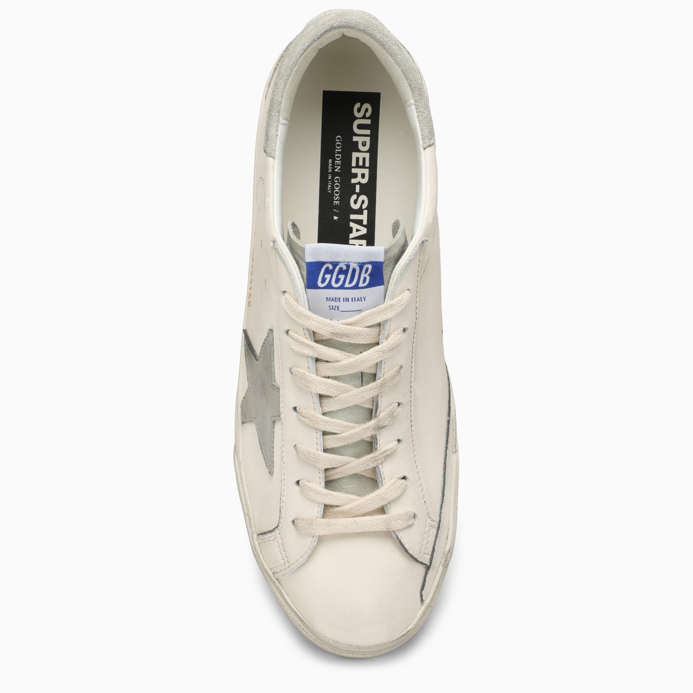 Golden Goose White/Grey Super-Star sneaker | TheDoubleF