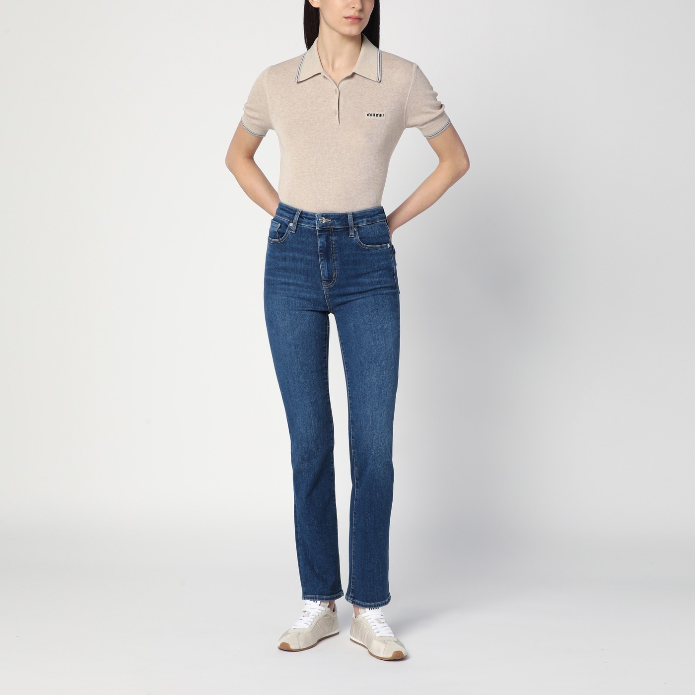 Frame Blue straight-leg jeans The Pencil | TheDoubleF