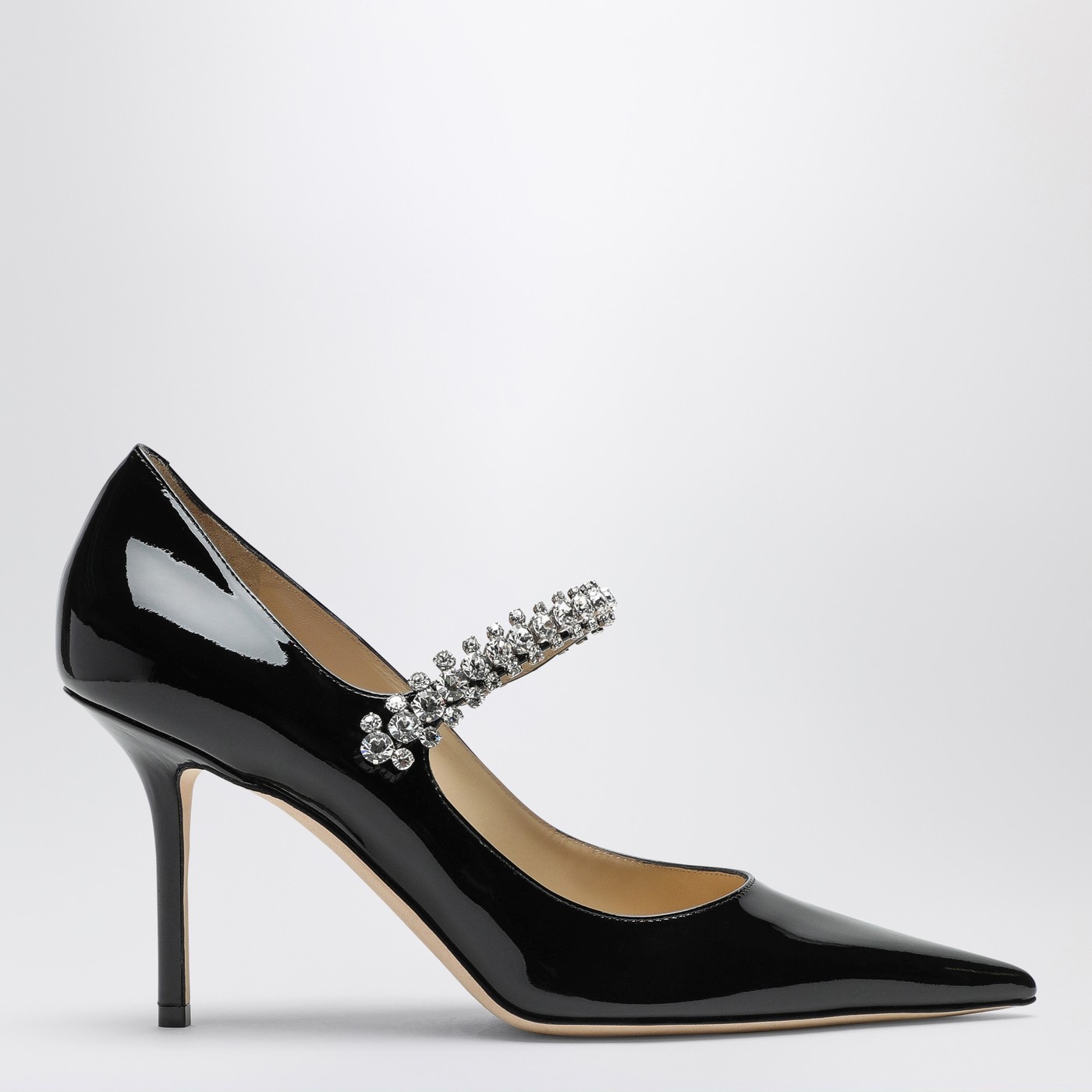 Jimmy Choo Bing Pump 85 black patent leather décolleté | TheDoubleF