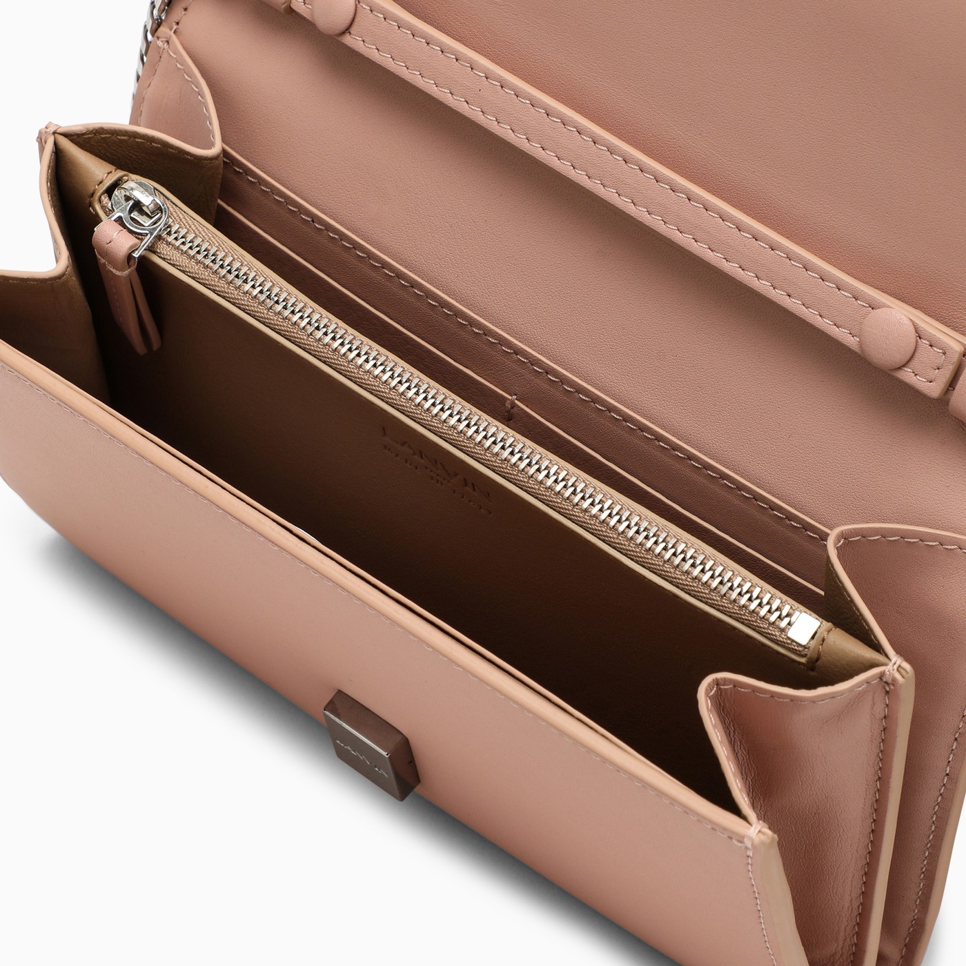 Lanvin Concerto pink wallet on chain | TheDoubleF