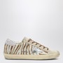 Golden Goose Super-Star sneakers in zebra pony hair | TheDoubleF