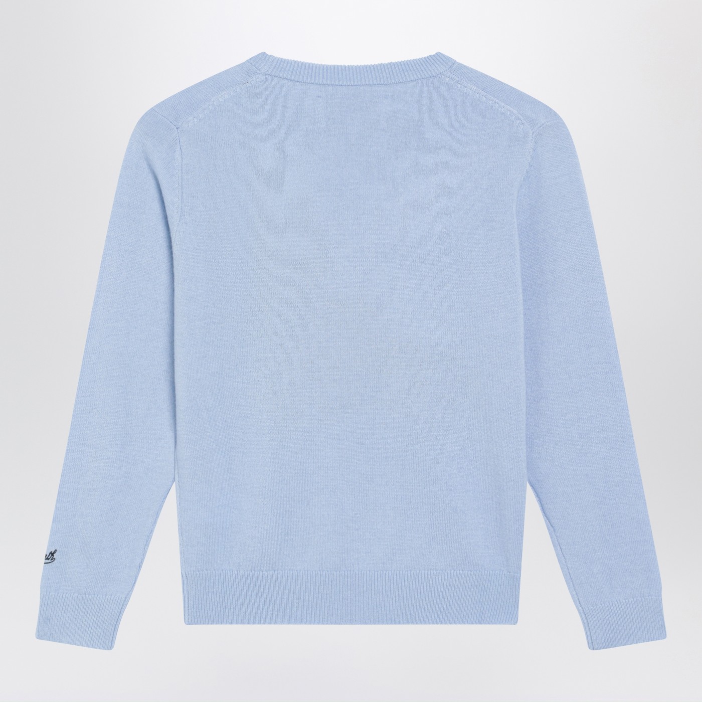 MC2 Saint Barth Light blue wool-blend sweater with Snoopy | TheDoubleF