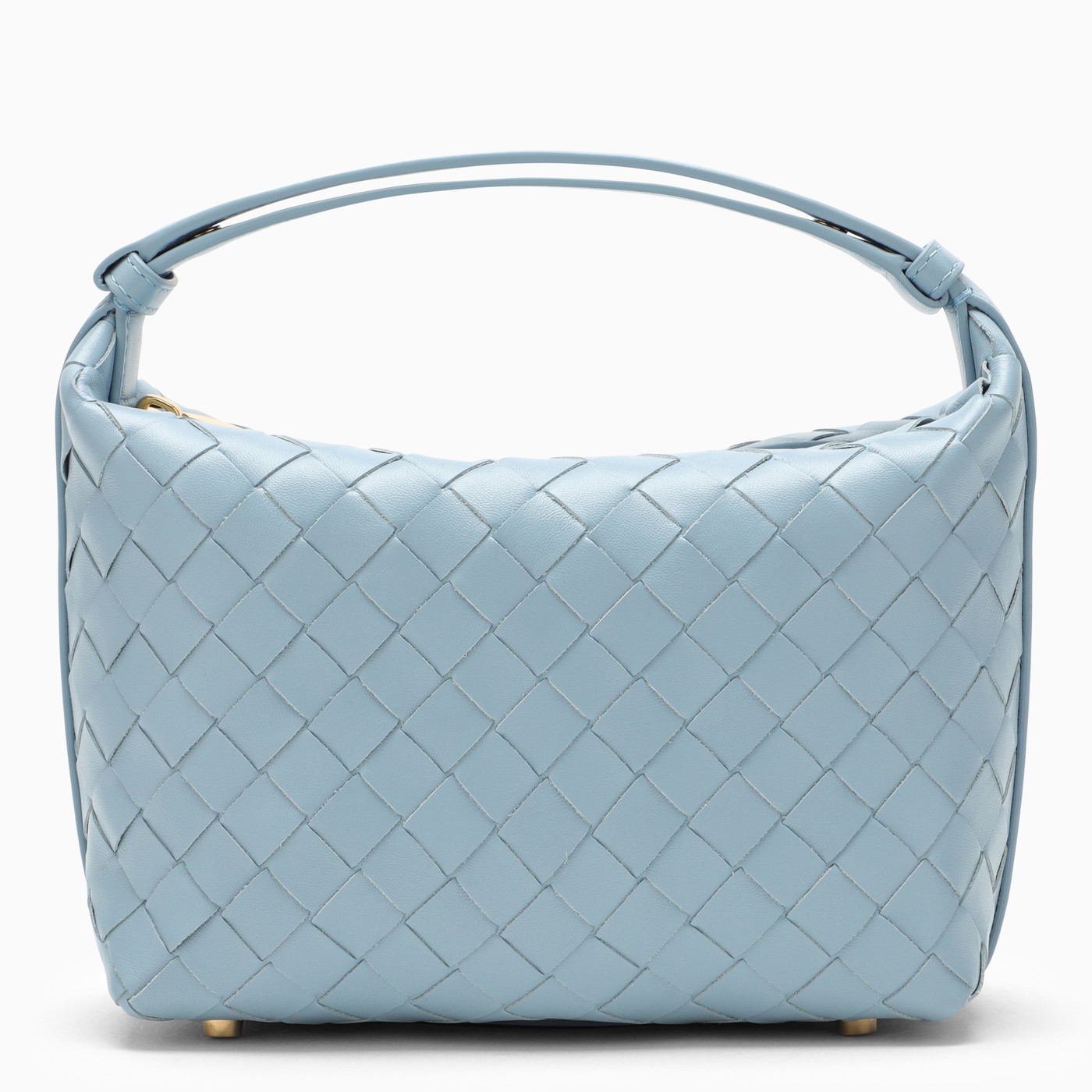 Bottega Veneta Ice-coloured Wallace Mini Bag in Braided | TheDoubleF