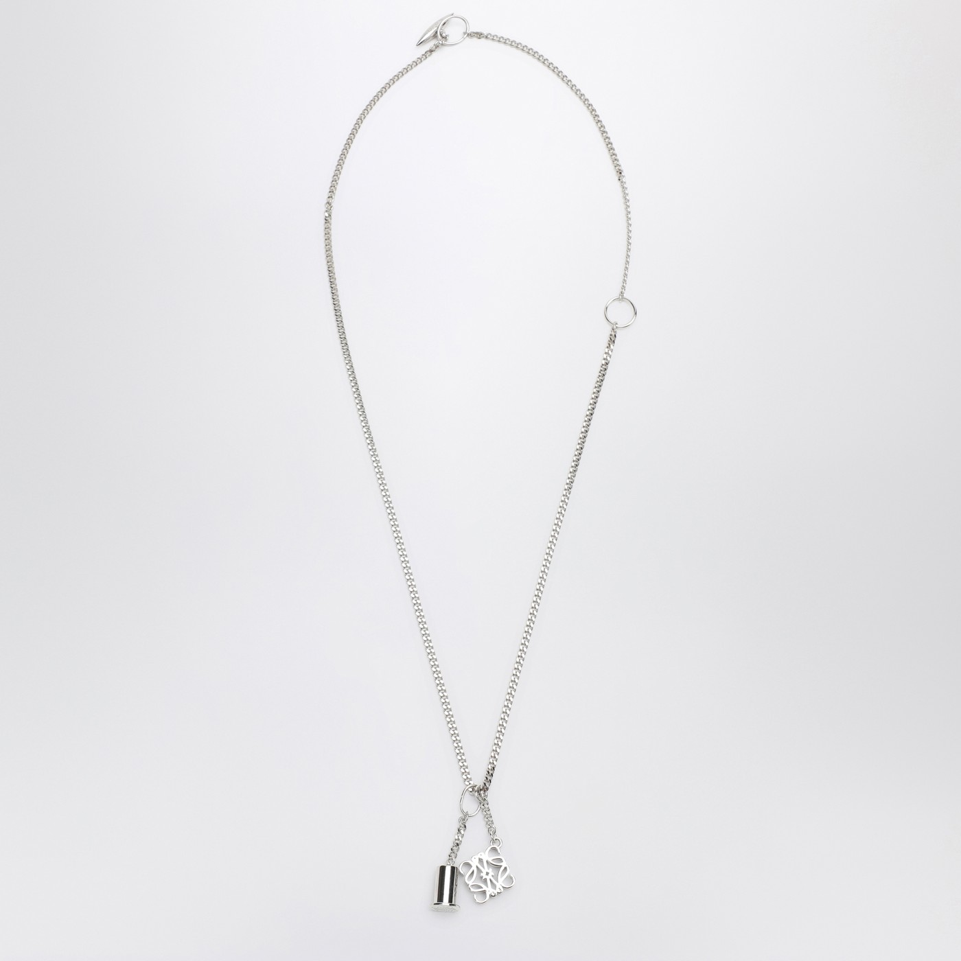 Loewe Anagram silver-coloured necklace | TheDoubleF