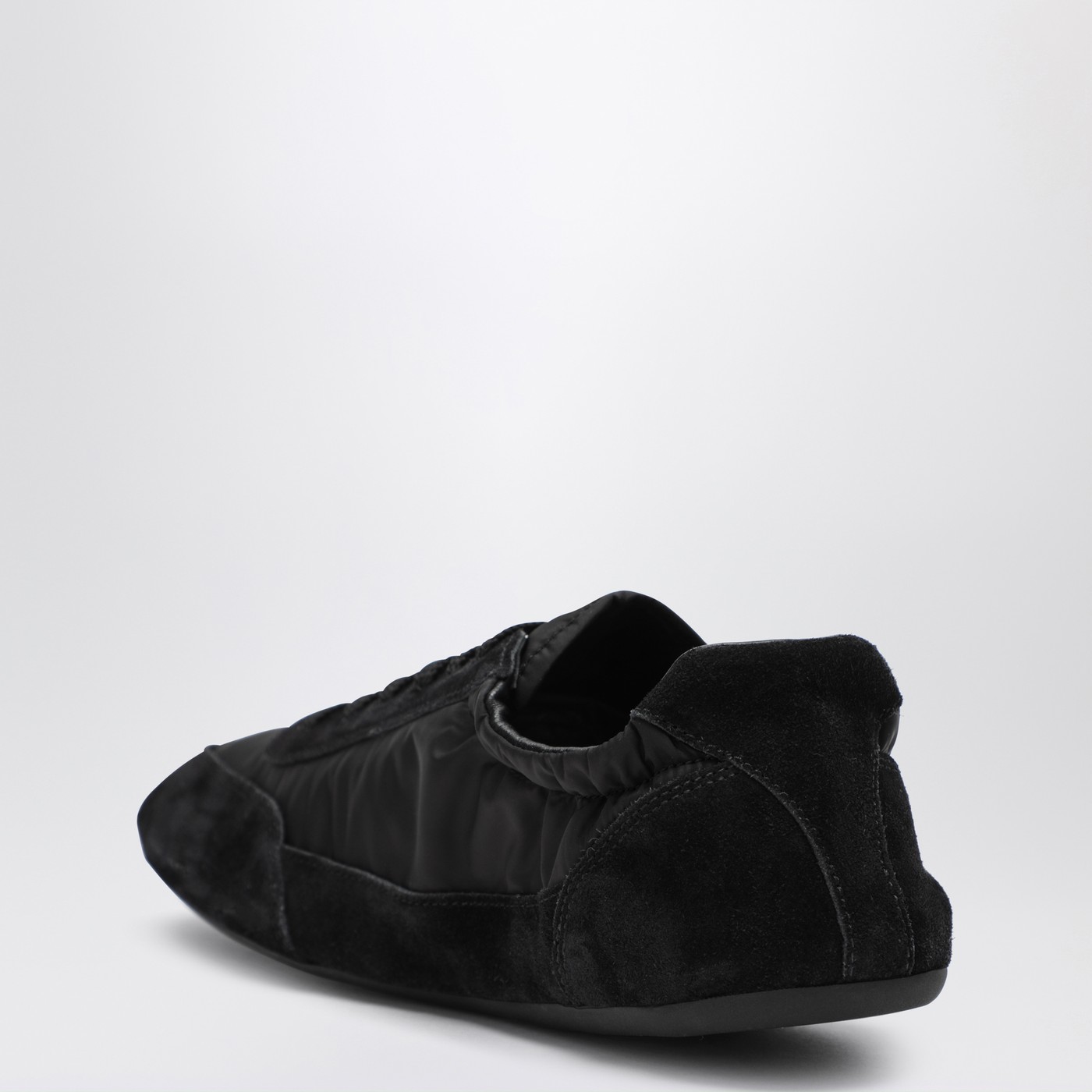 Prada Black Re-Nylon and suede Sneaker Collapse | TheDoubleF