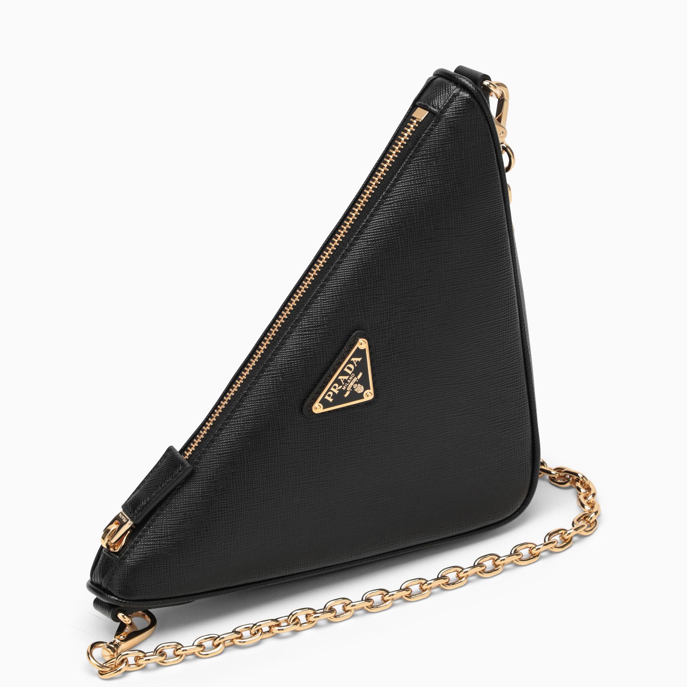 Prada Prada Triangle black leather bag | TheDoubleF
