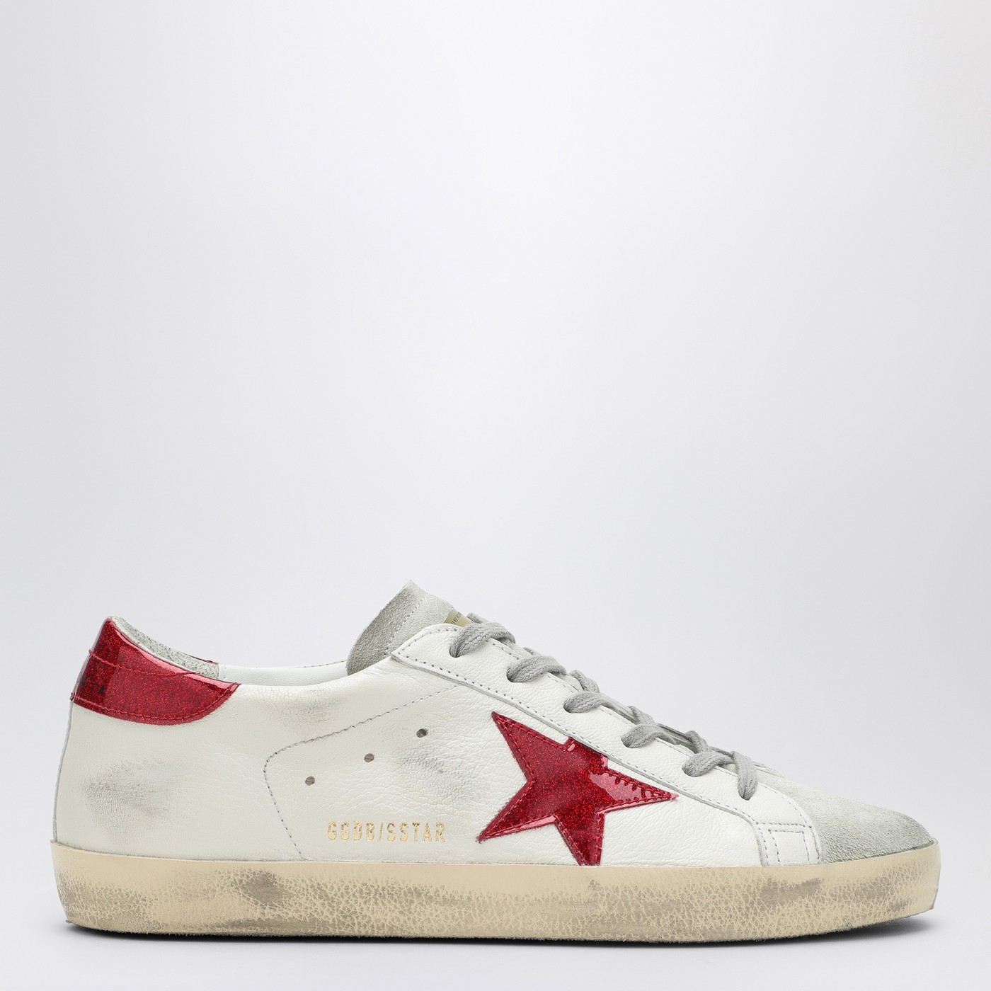 Golden Goose Super-star white/red sneakers | TheDoubleF