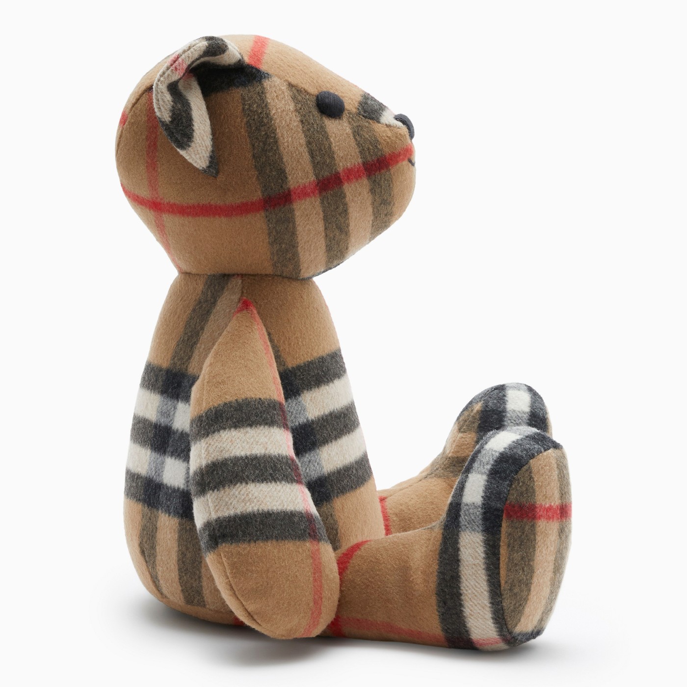 Burberry Thomas Vintage check dark beige teddy bear | TheDoubleF