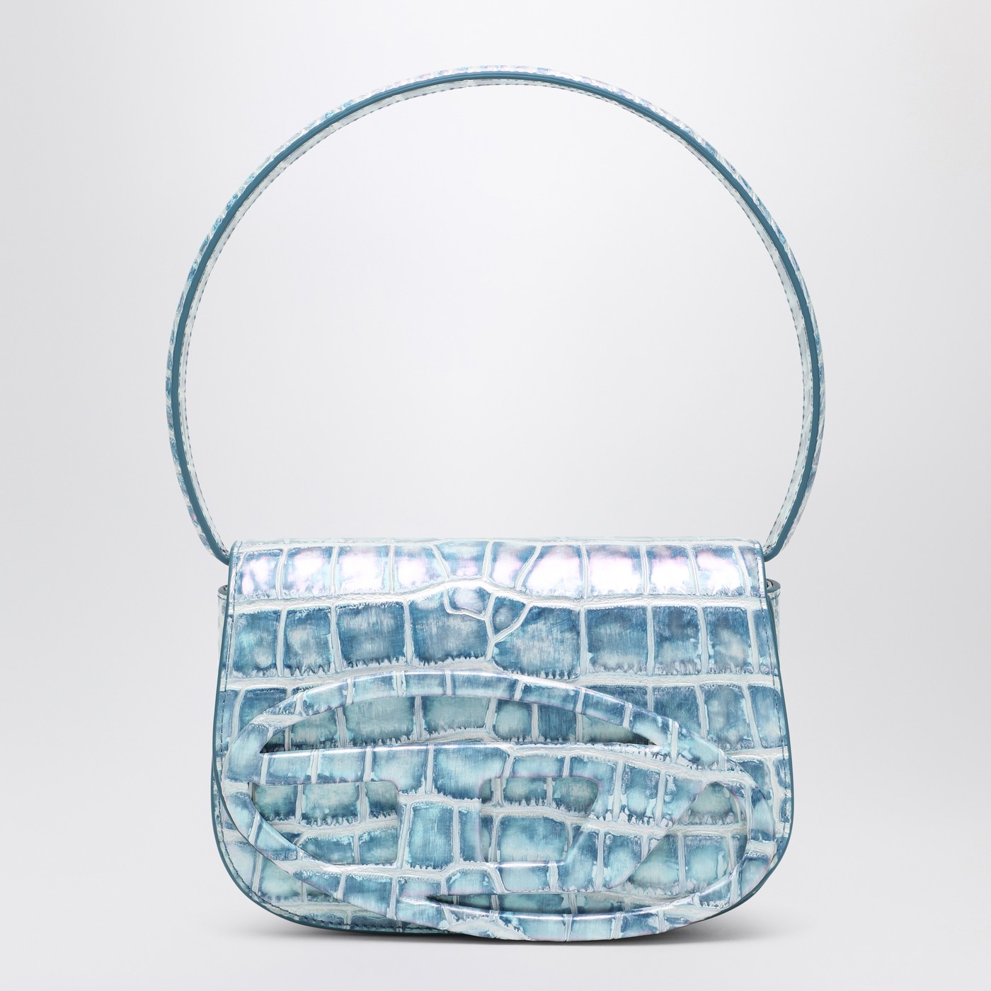 Diesel Shoulder bag 1DR-Iconic blue coconut effect | TheDoubleF