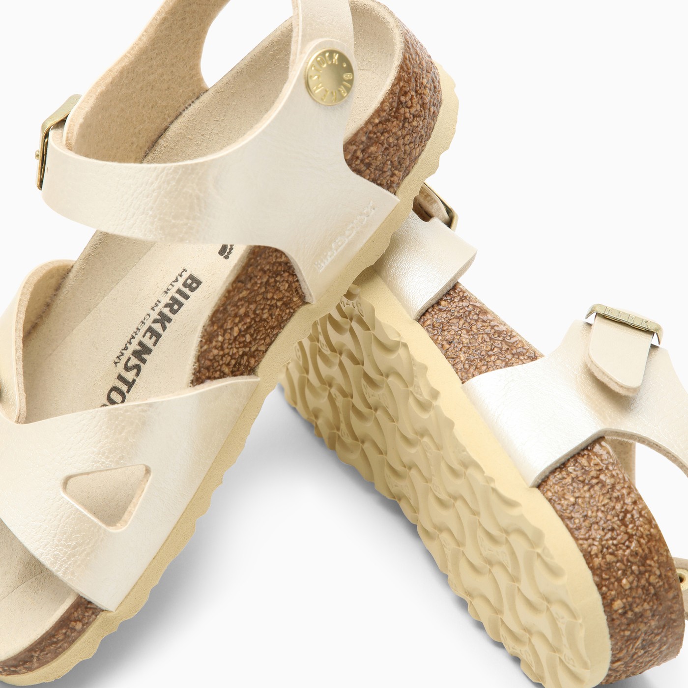 Birkenstock Rio pearl white sandal | TheDoubleF
