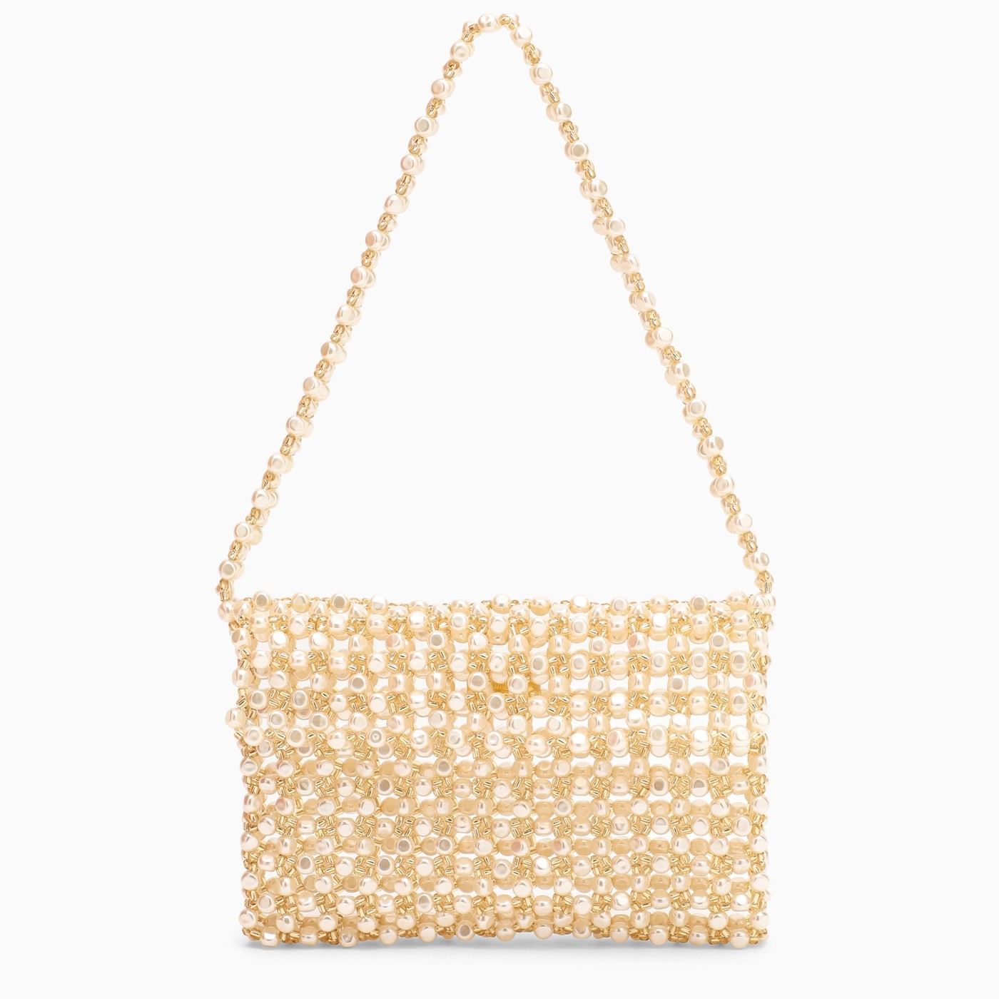 VANINA Gold mini bag with pearls | TheDoubleF