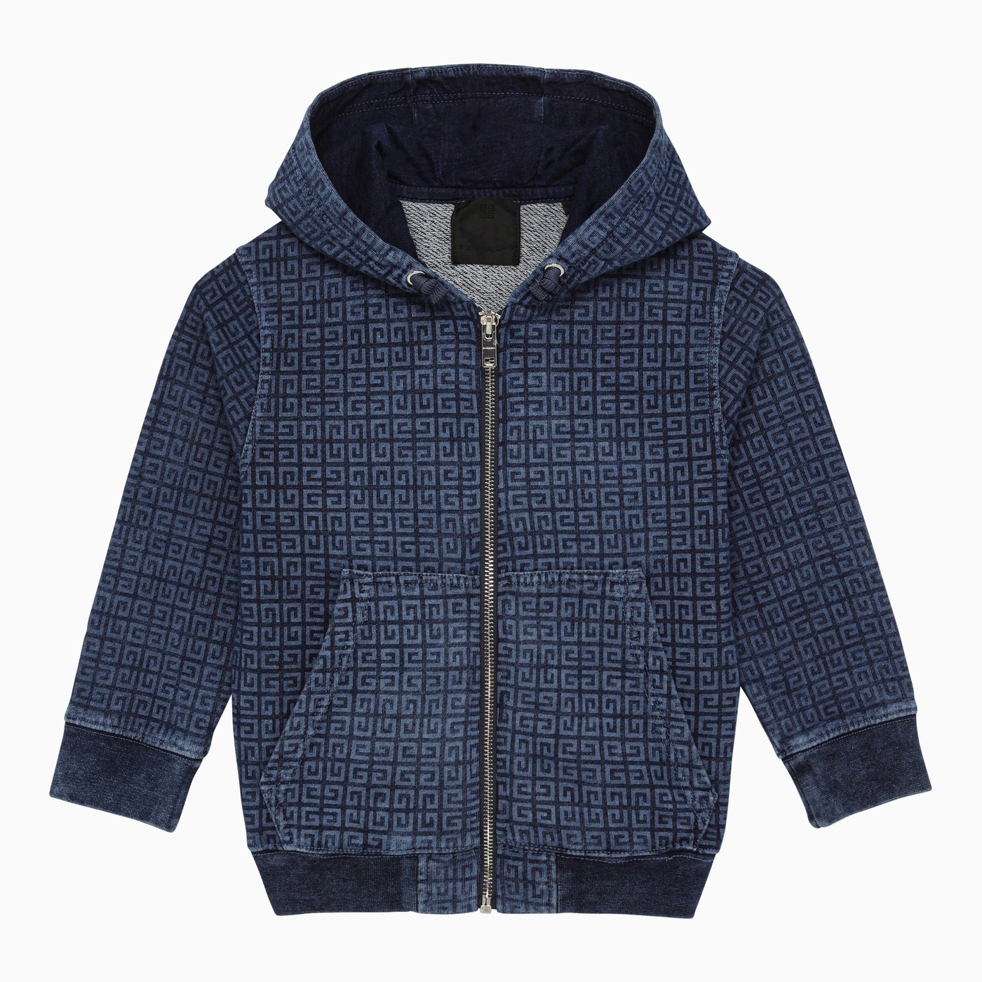 Givenchy Denim blue sweatshirt with 4G pattern | TheDoubleF