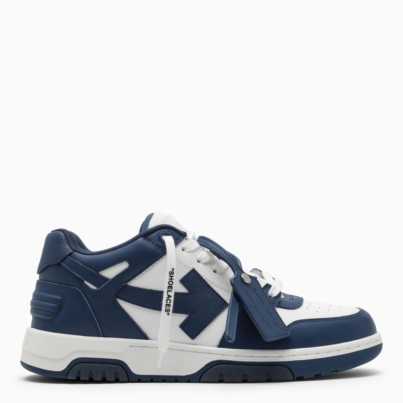 Off-White™ White/navy Out Of Office sneakers | TheDoubleF