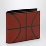 Off-White™ Leather bi-fold basketball wallet | TheDoubleF