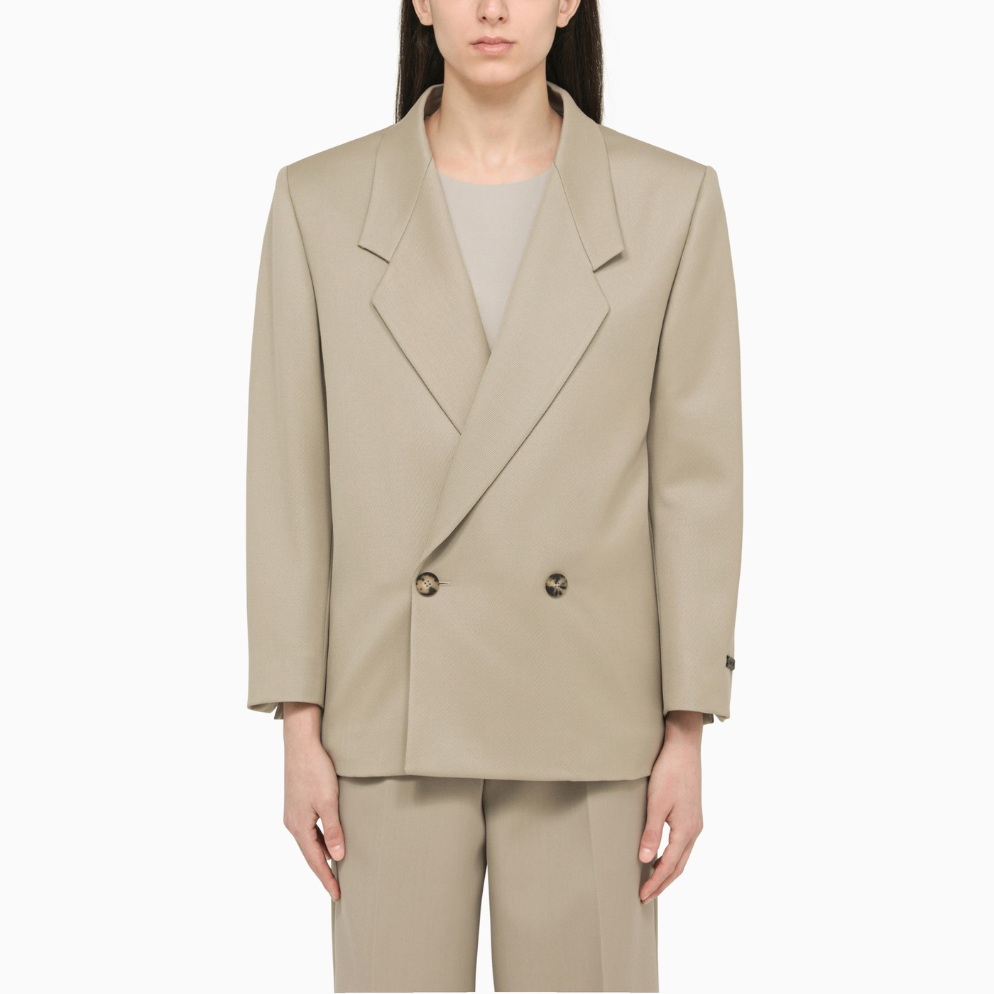 Fear of God Eternal double-breasted jacket beige | TheDoubleF