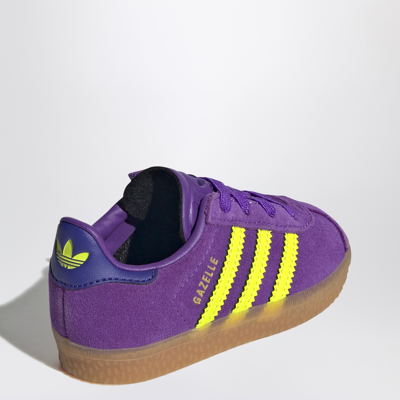 adidas Originals Gazelle Active Purple/Solar Yellow Sneaker with ...