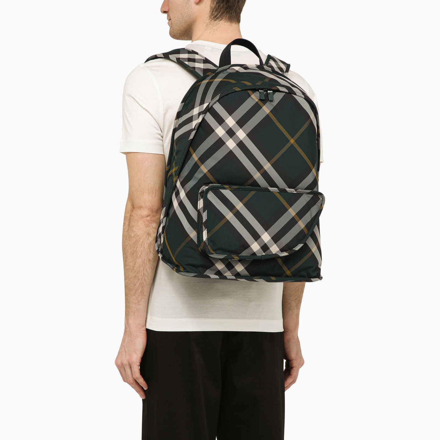 Burberry Shield Check Pattern Nylon Backpack | TheDoubleF