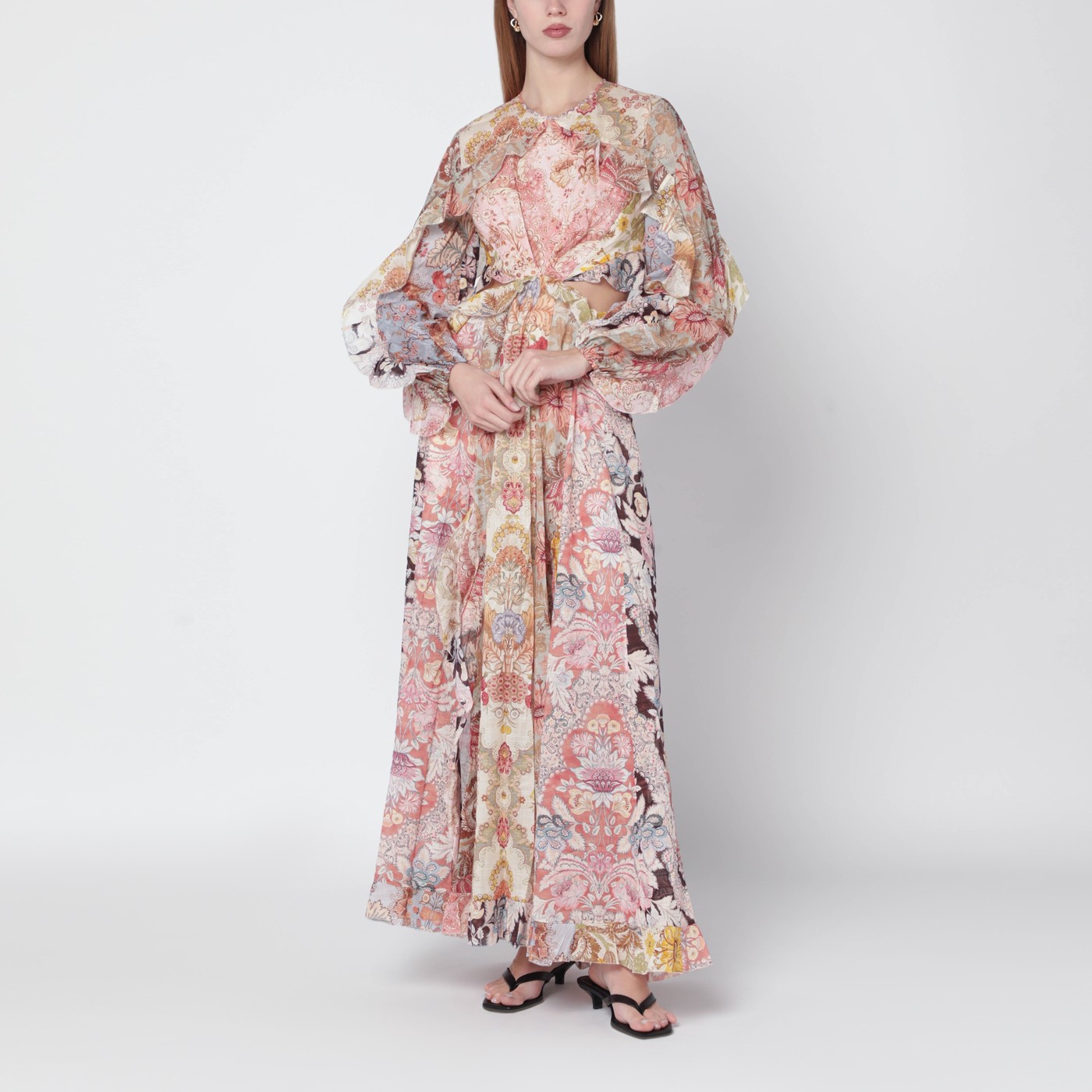 ZIMMERMANN Billow Daylight floral-print maxi dress | TheDoubleF