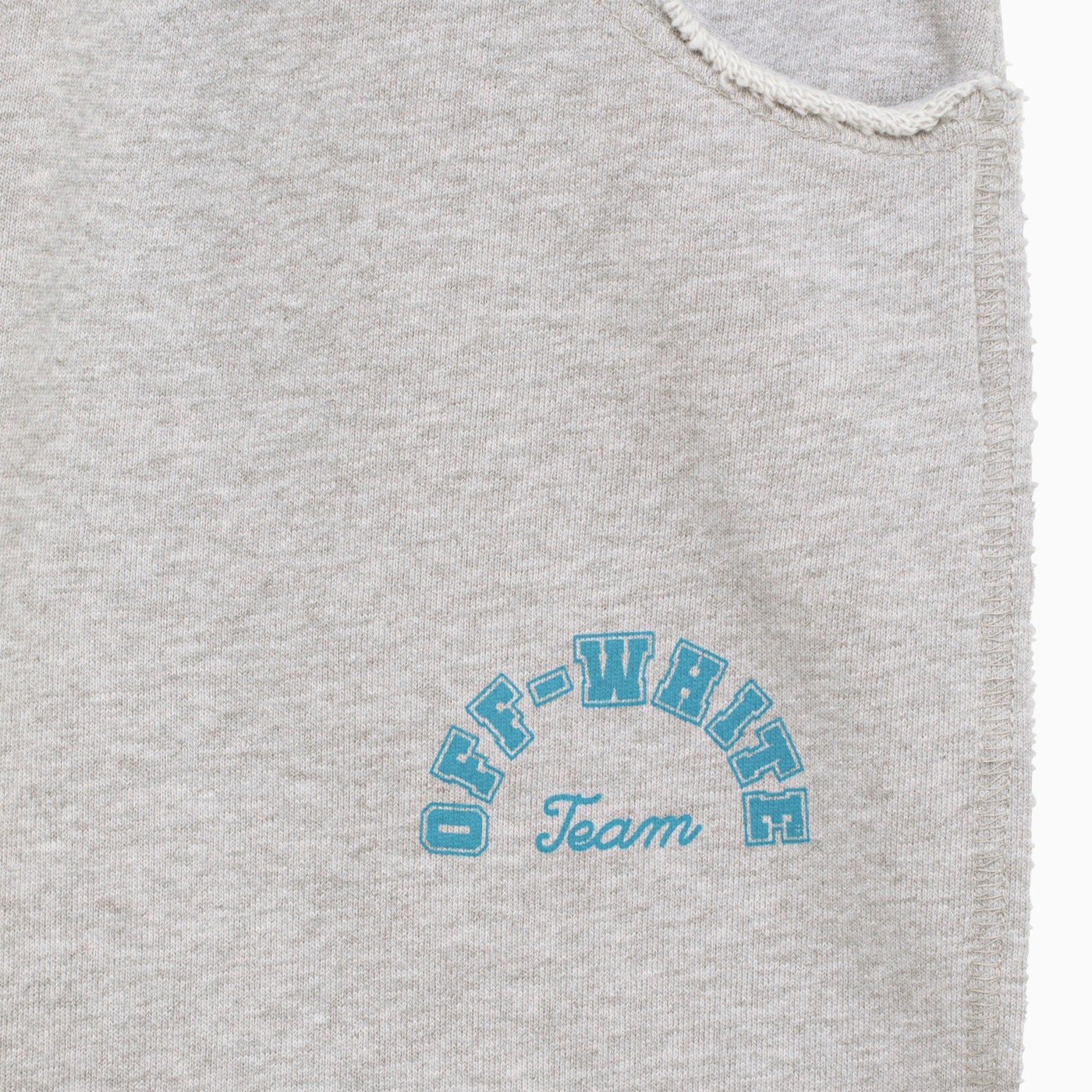 Off-White™ Team 23 grey cotton short | TheDoubleF