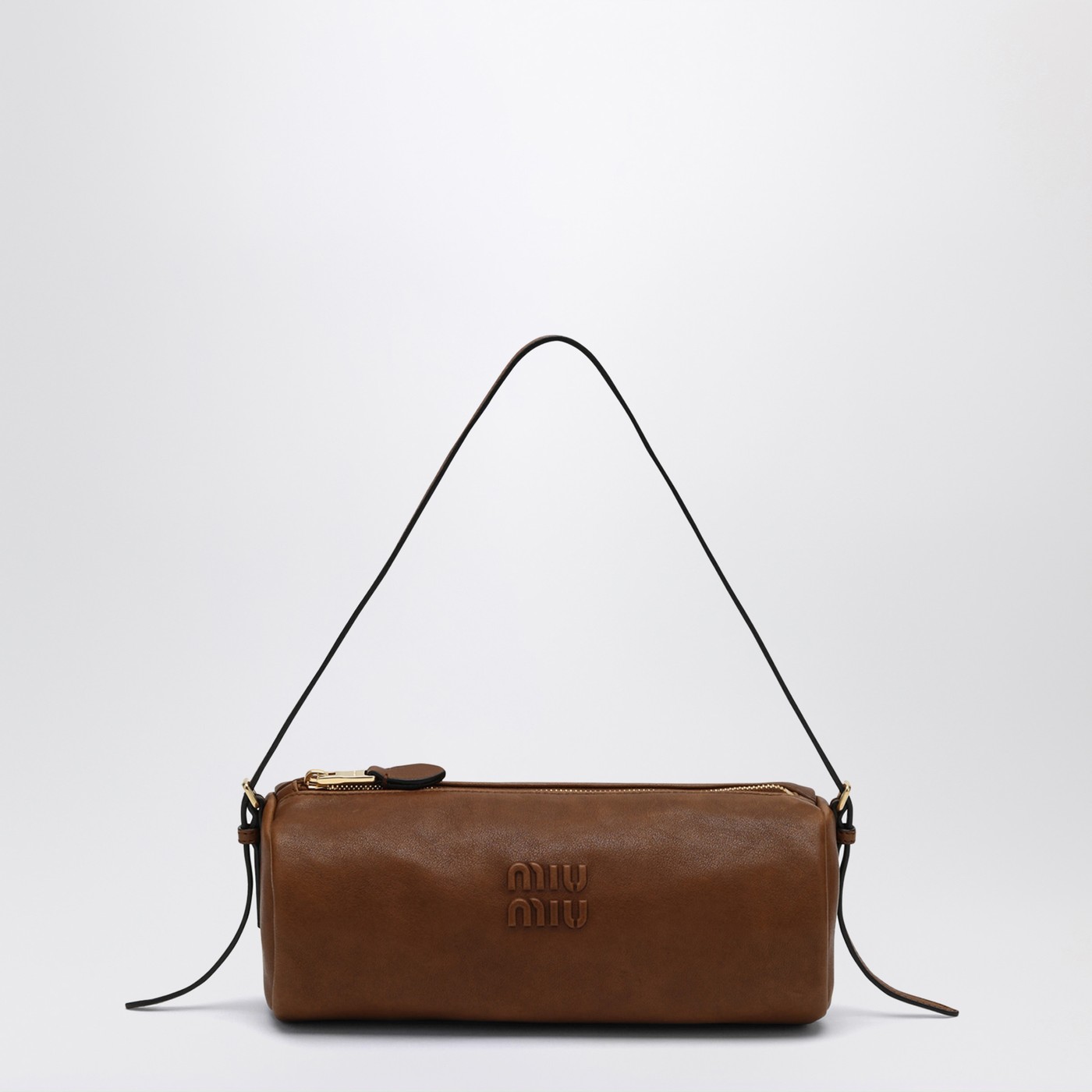 Miu Miu Brown Nappa leather pouch | TheDoubleF