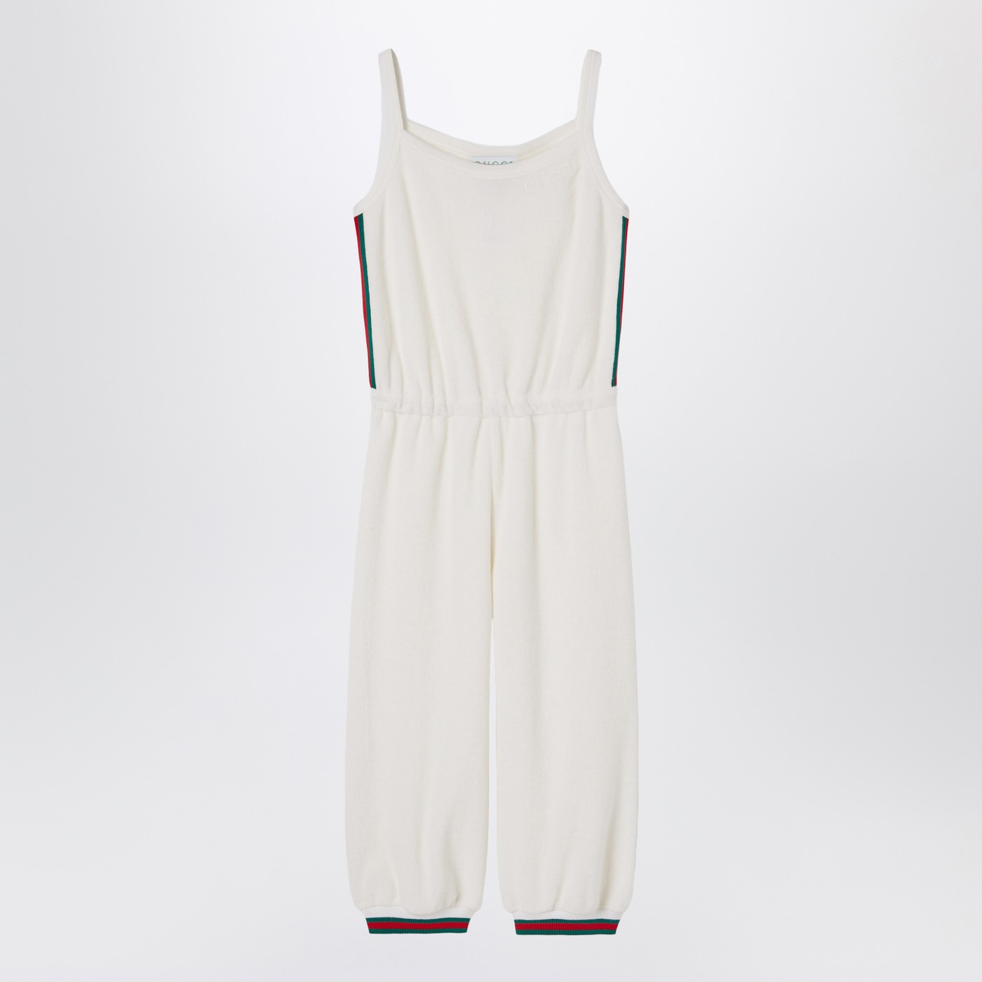 GUCCI White terry cloth overalls | TheDoubleF