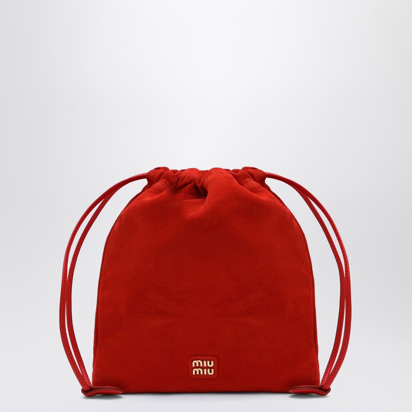 Miu Miu Red Suede Pouch | TheDoubleF