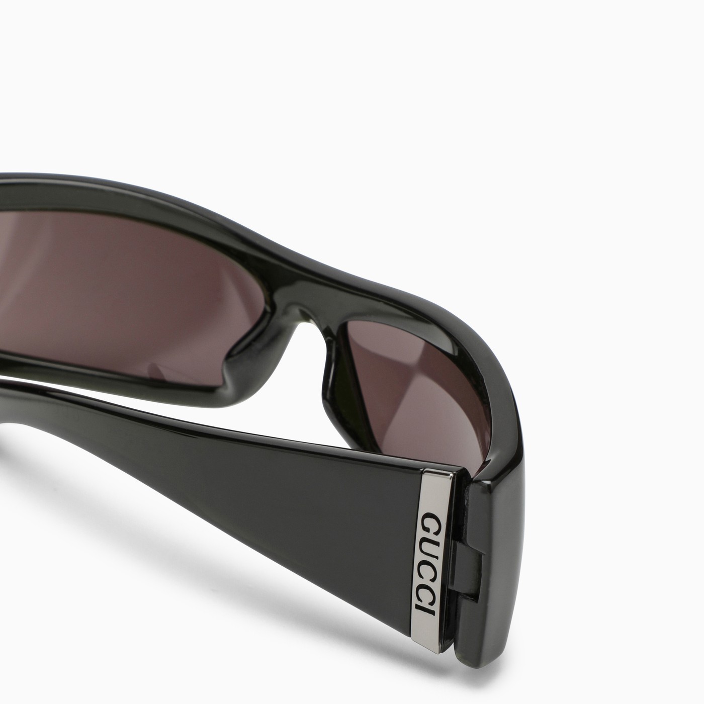 GUCCI Dark green rectangular sunglasses | TheDoubleF