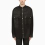 Balmain Black shirt jacket in denim | TheDoubleF